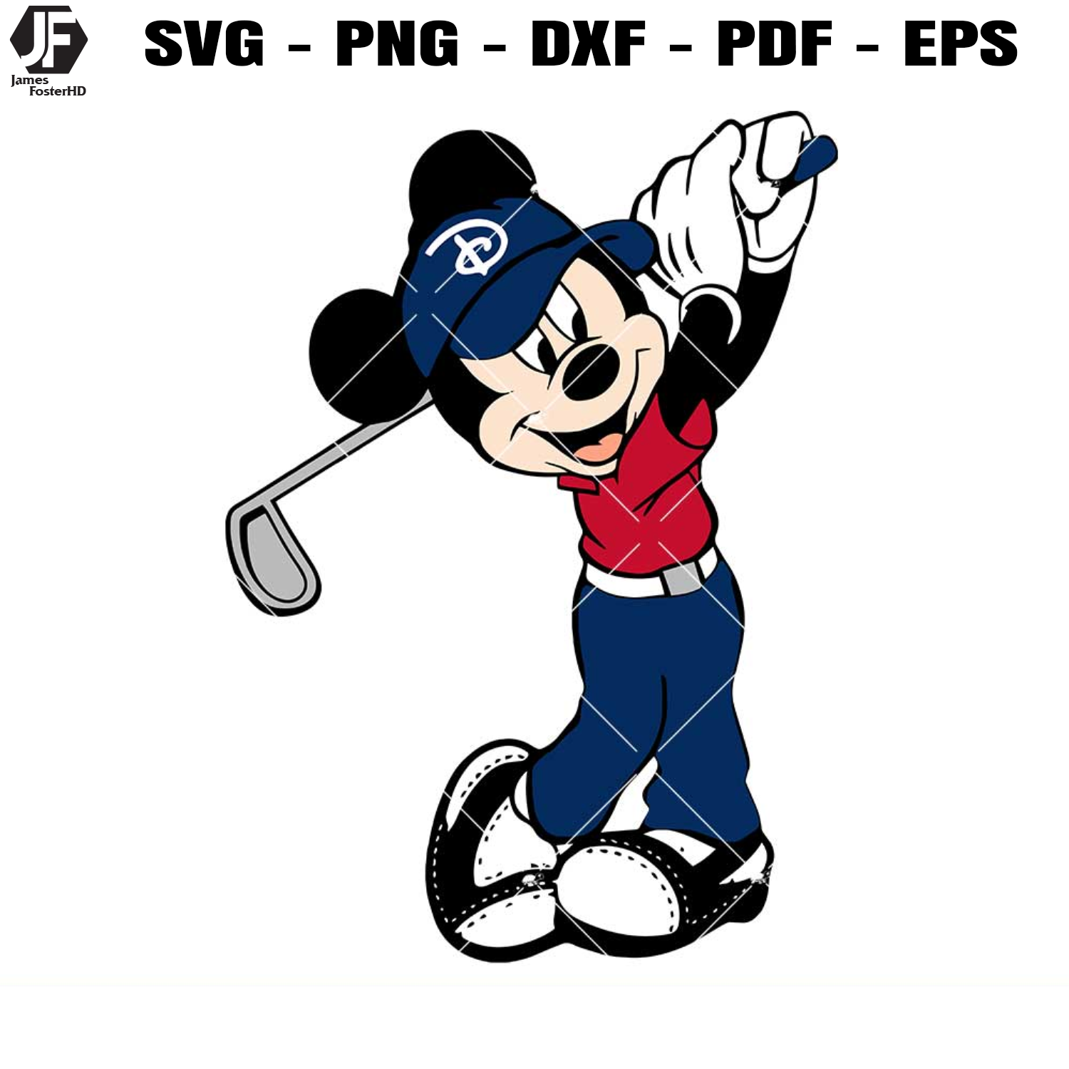 Funny Mickey Golfer Svg, Mickey Mouse Golf Svg, Golf Svg | Inspire Uplift