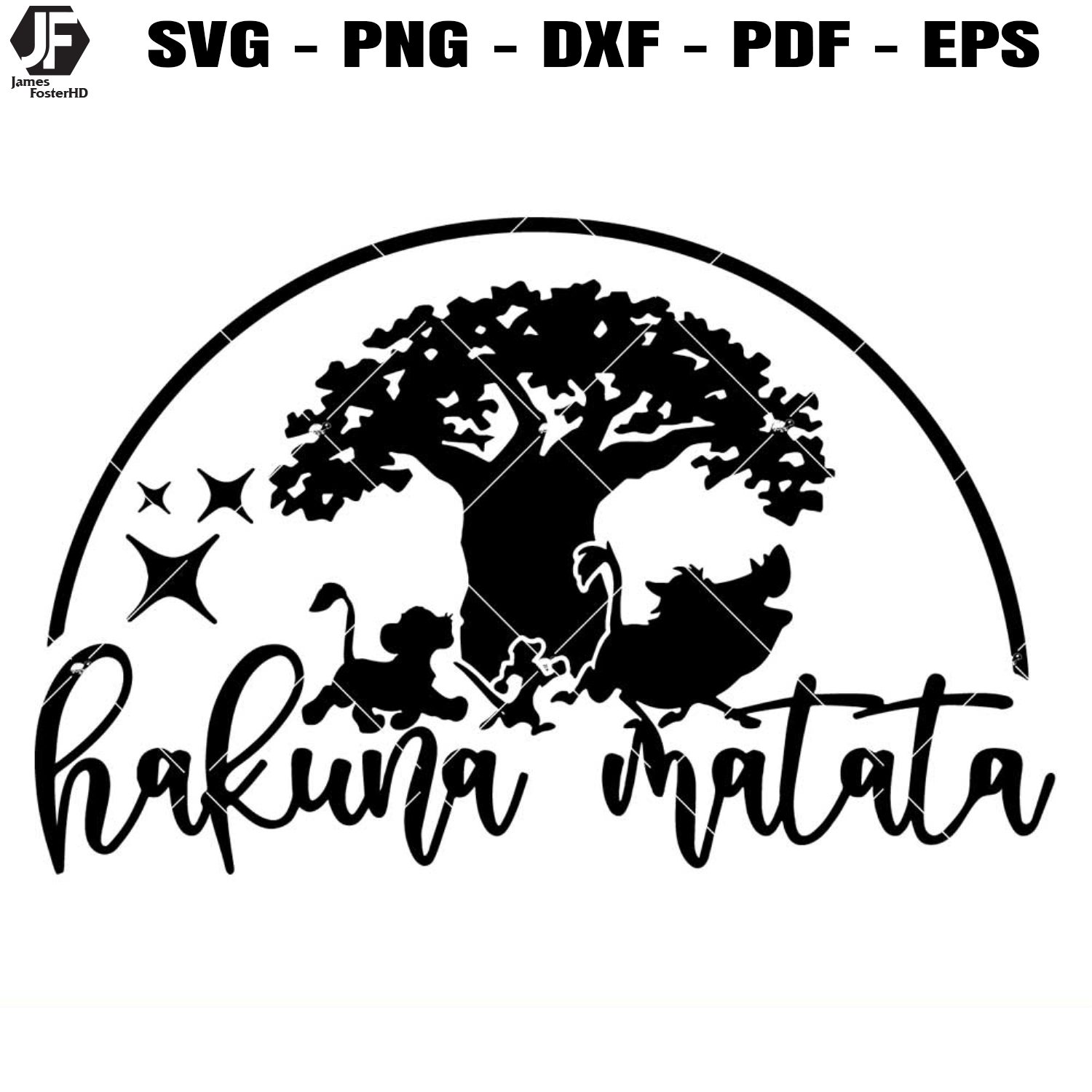 Hakuna Matata Svg, Timon and Pumba Svg, The Lion King - Inspire Uplift