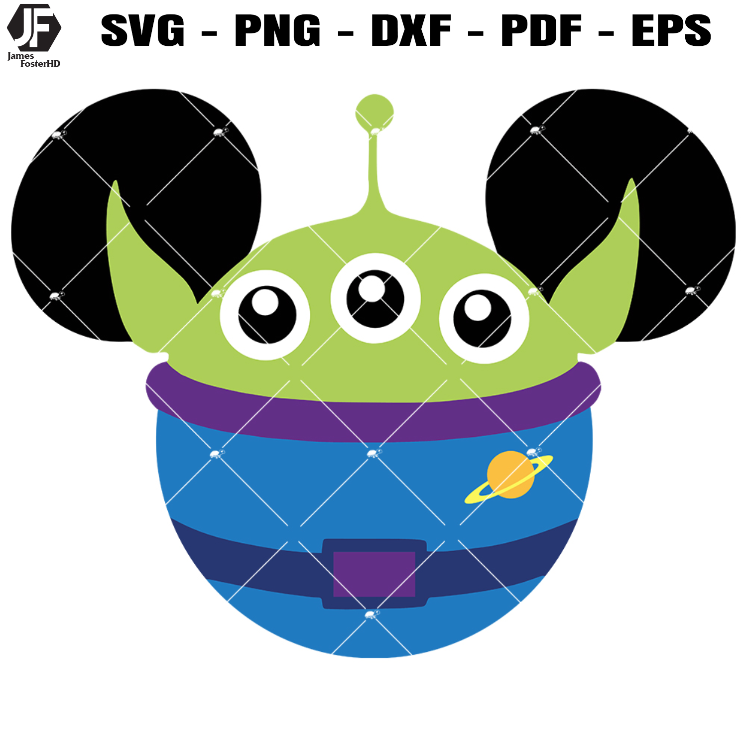 Little Green Aliens Svg, Mouse Ears Svg, Toy Story Svg | Inspire Uplift