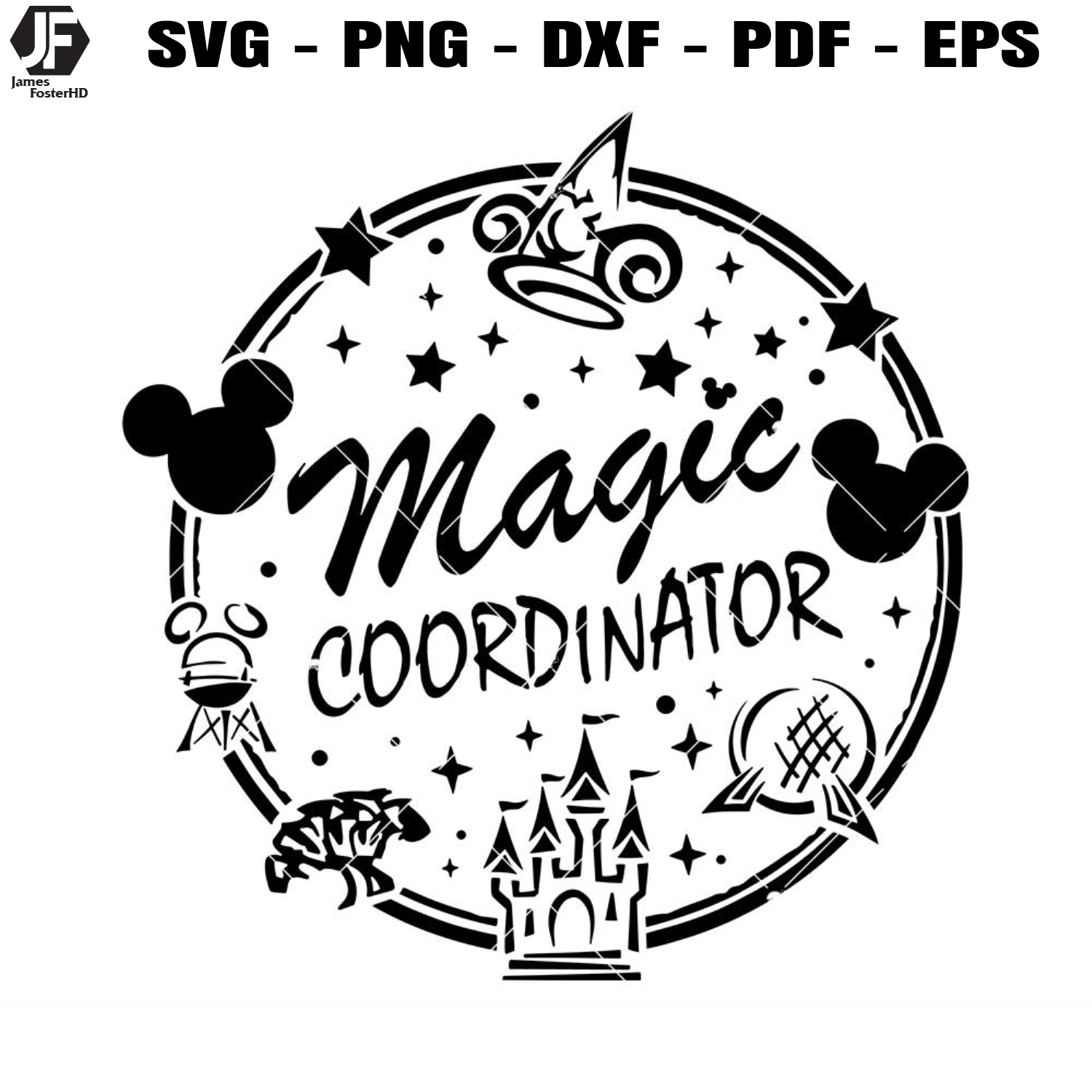 Magic Coordinator Svg, Disney Holiday Svg, Disney World Svg - Inspire ...