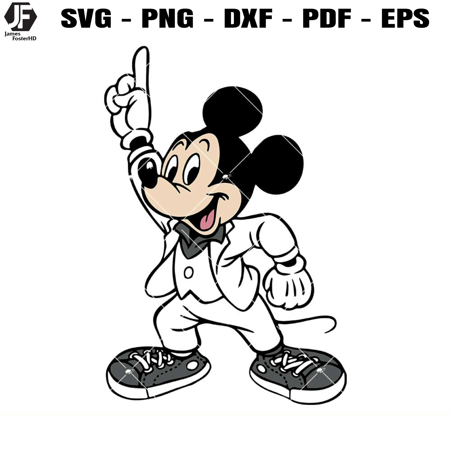 Mickey dance of the 80 Svg, Trendy Mickey Mouse Svg - Inspire Uplift