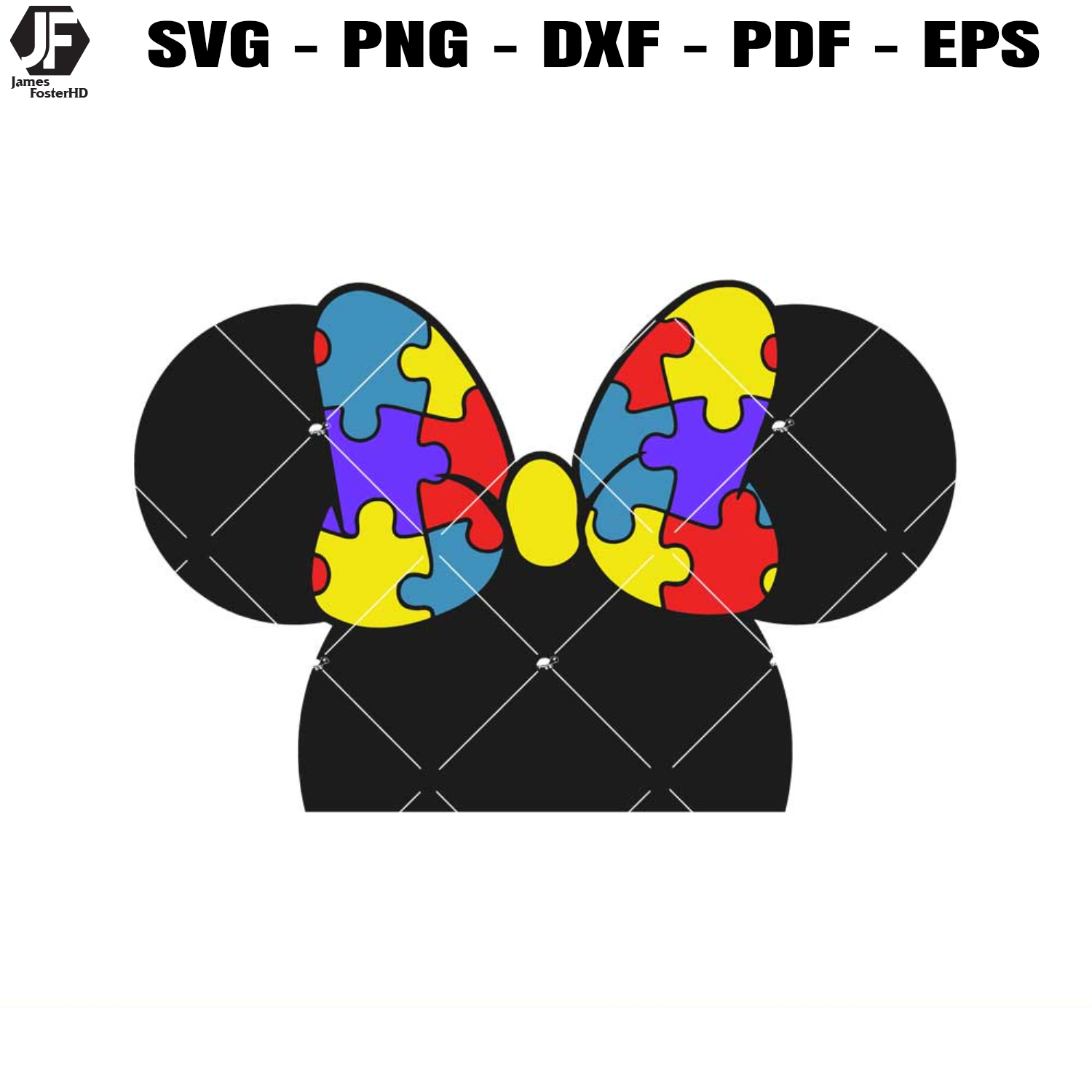 Mickey Mouse Autism Svg, Mickey Autism Svg, Disney Svg | Inspire Uplift