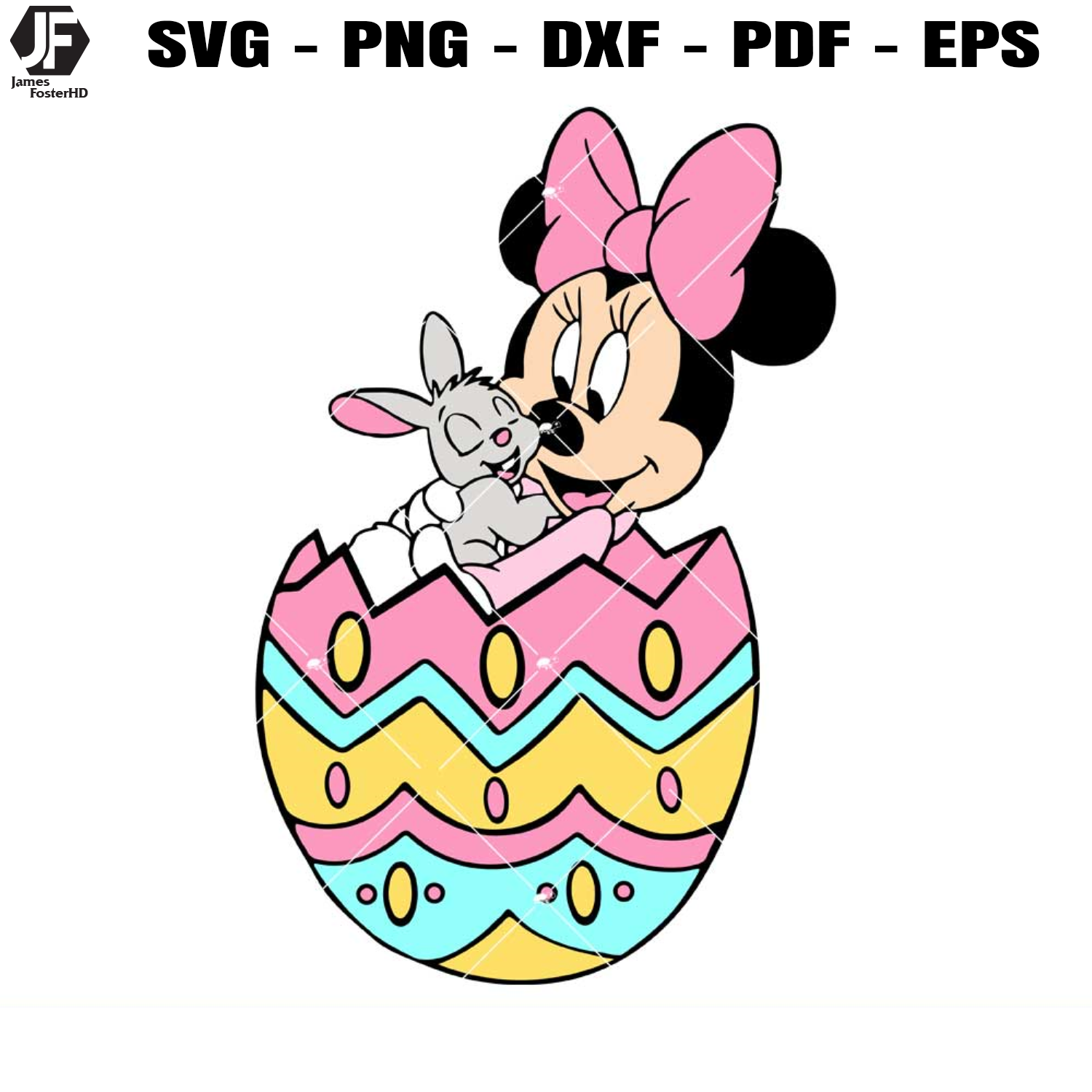 Minnie Mouse Easter Svg, Minnie Easter Svg, Minnie Svg | Inspire Uplift