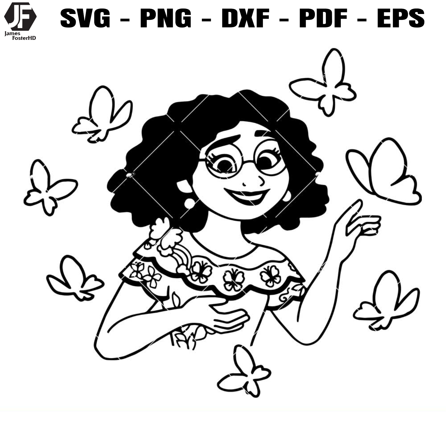 Mirabel Charm Svg, Disney Characters Svg, Cartoon Svg - Inspire Uplift