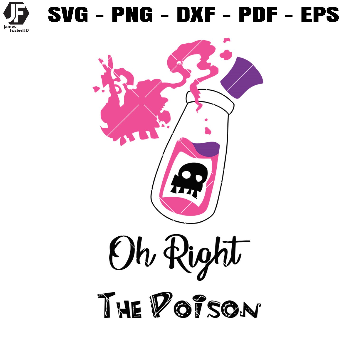 Oh Right The Poison Svg, The Empreror's New Groove Svg - Inspire Uplift