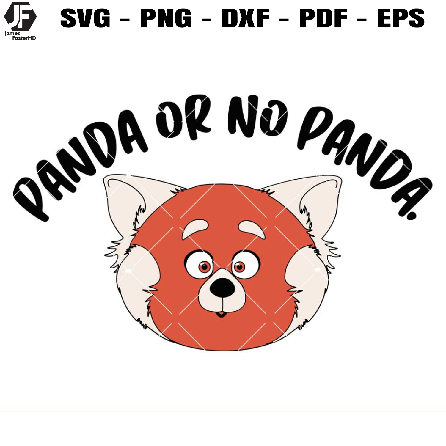 Panda or no Panda Svg, Turning Red Funny Svg, Disney Svg - Inspire Uplift