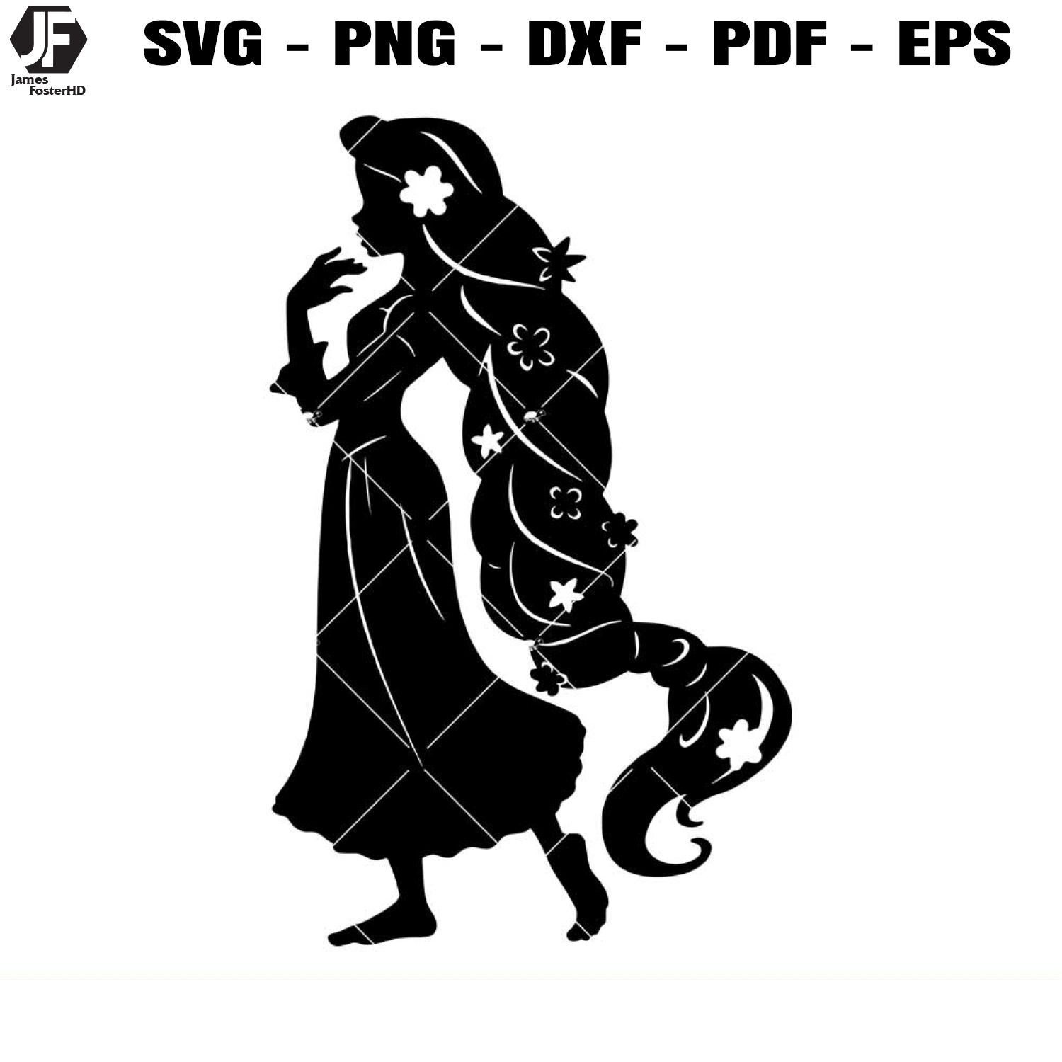 Rapunzel Princess Svg Tangled Svg Princess Svg Disney Inspire Uplift