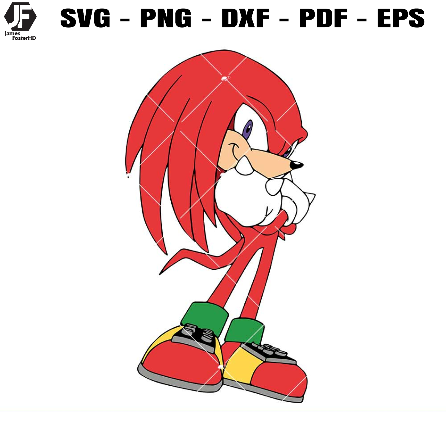 Red Sonic The Hedgehog Svg, Sonic The Hedgehog 2 Svg - Inspire Uplift