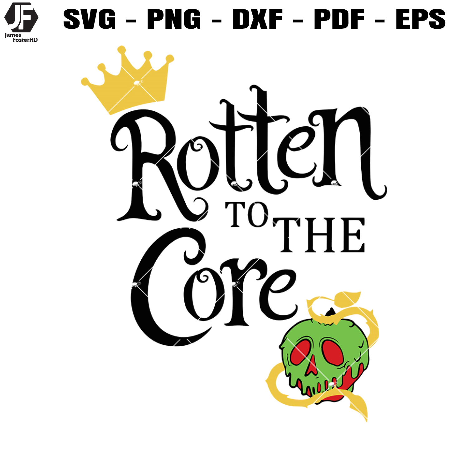 Rotten To The Core Svg, Mouse Kingdom Trip Svg, Evil Queen - Inspire Uplift