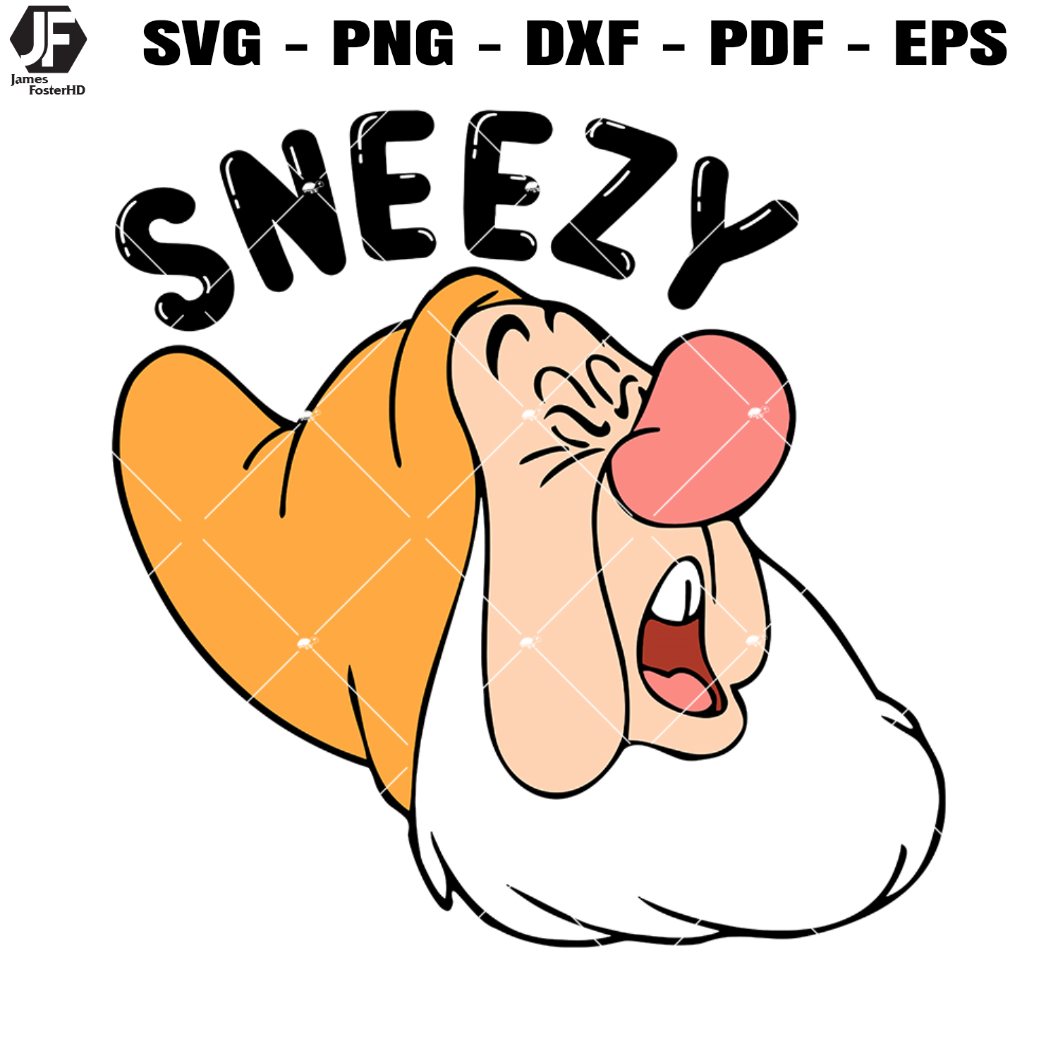 Sleepy Dwarf Face Svg, Sleepy Dwarf Head Svg, Snow Shite | Inspire Uplift