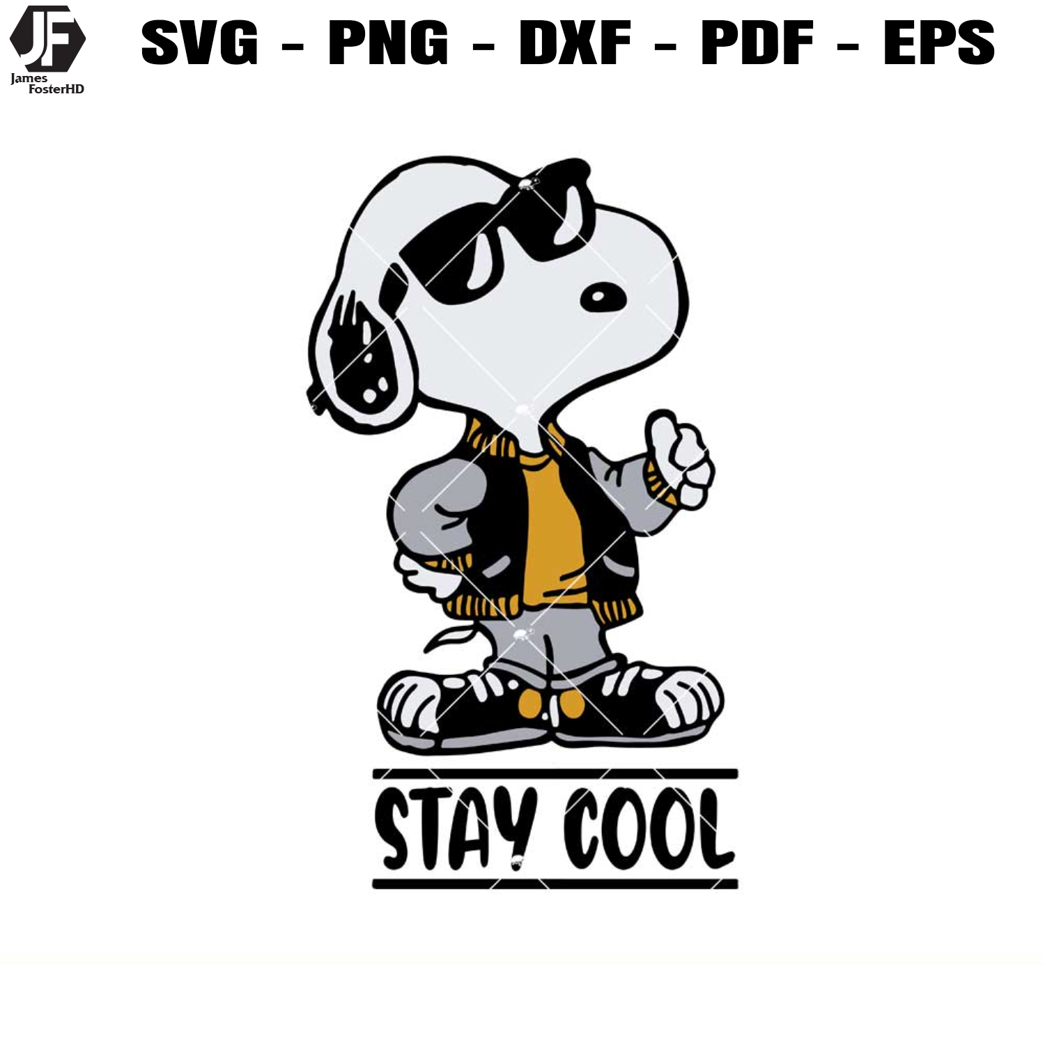 Snoopy Svg, Cartoon Character Svg, Stay Cool Svg, Disney Svg | Inspire ...