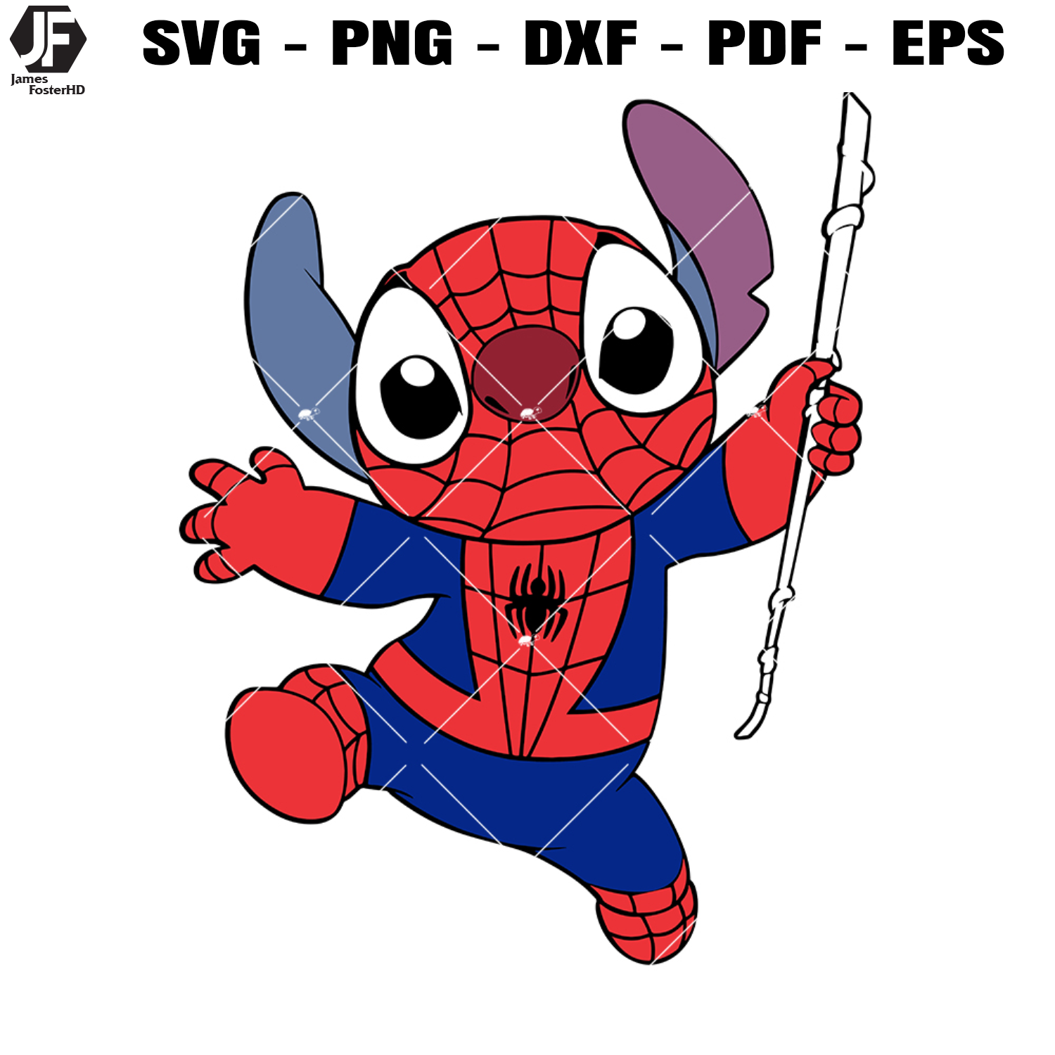 Spider Man Stitch Svg, Stitch Superhero Svg, Cute Stitch Svg | Inspire ...