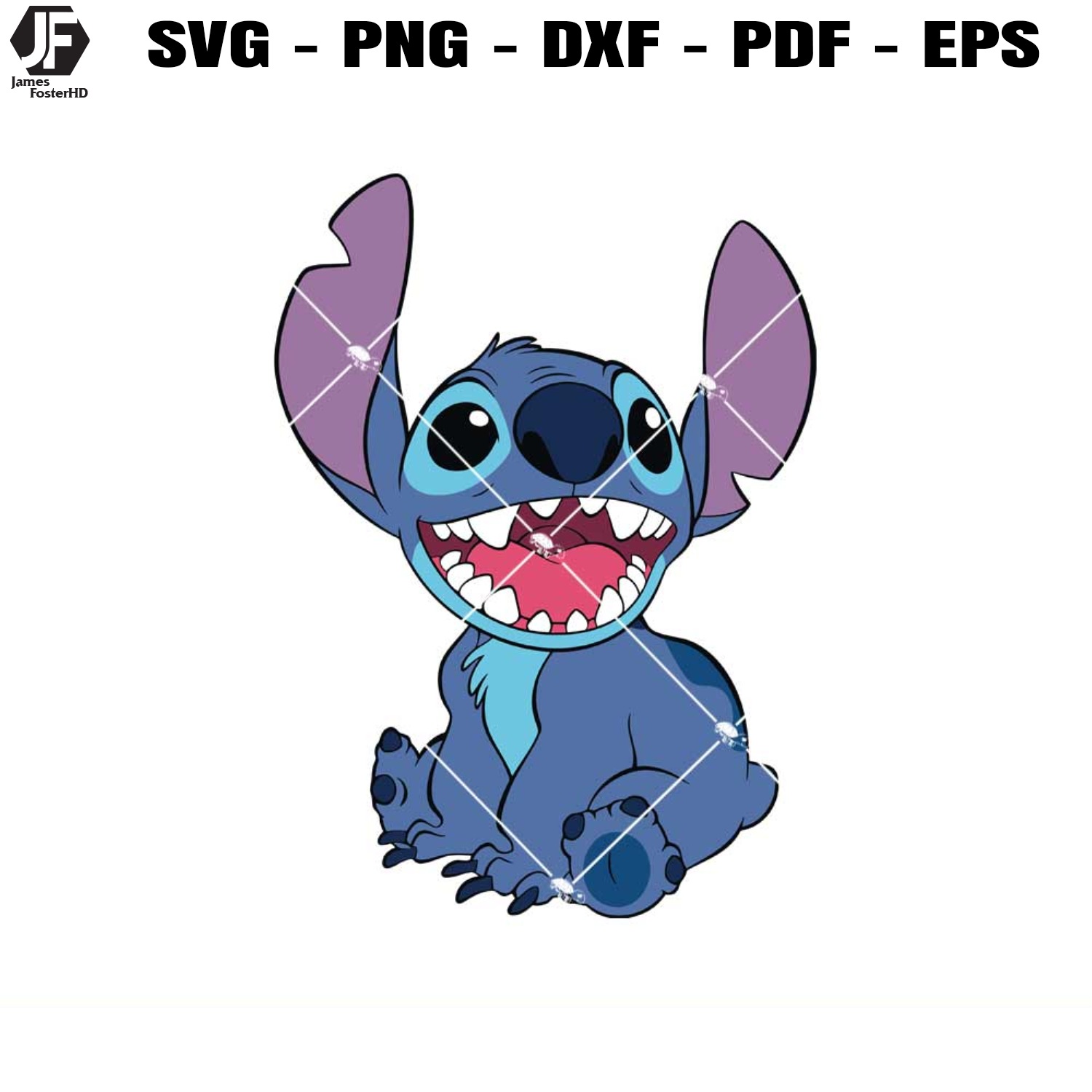 stitch smile svg - Inspire Uplift