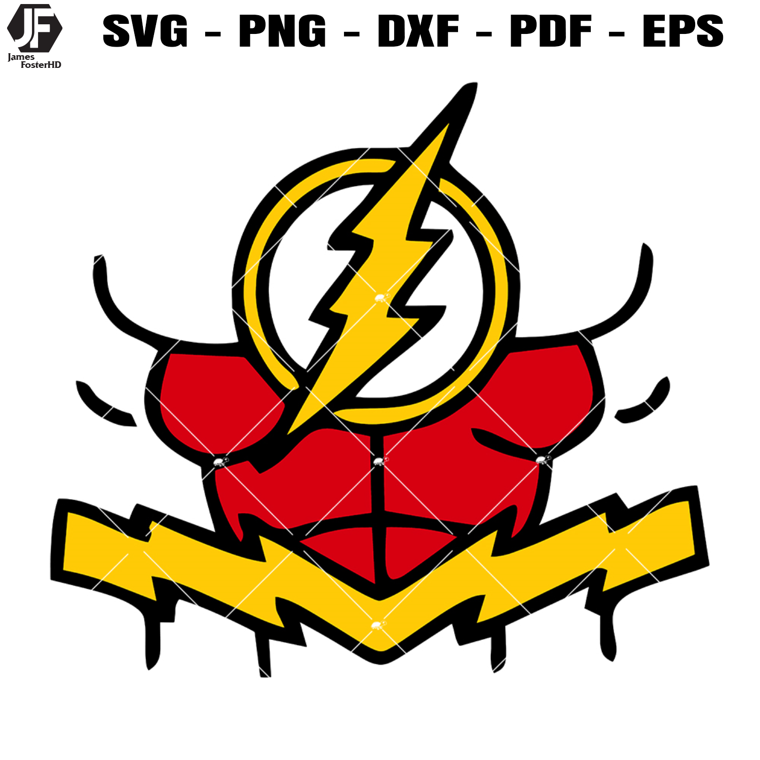 Super Hero Flash Costume Svg, Superhero Flash Svg, Flash | Inspire Uplift