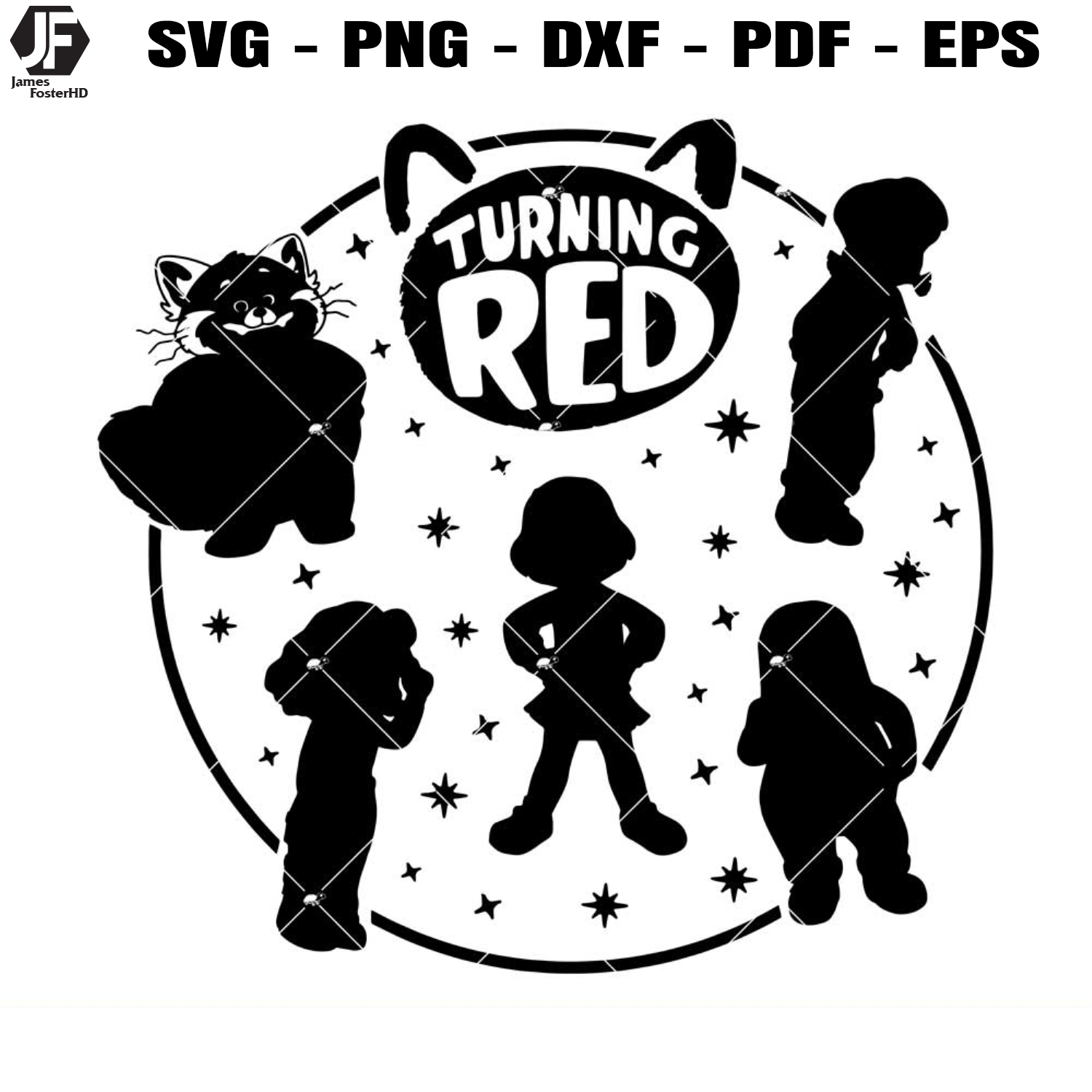 Turning Red Disney Svg, Turning Red Word Bubble Svg - Inspire Uplift