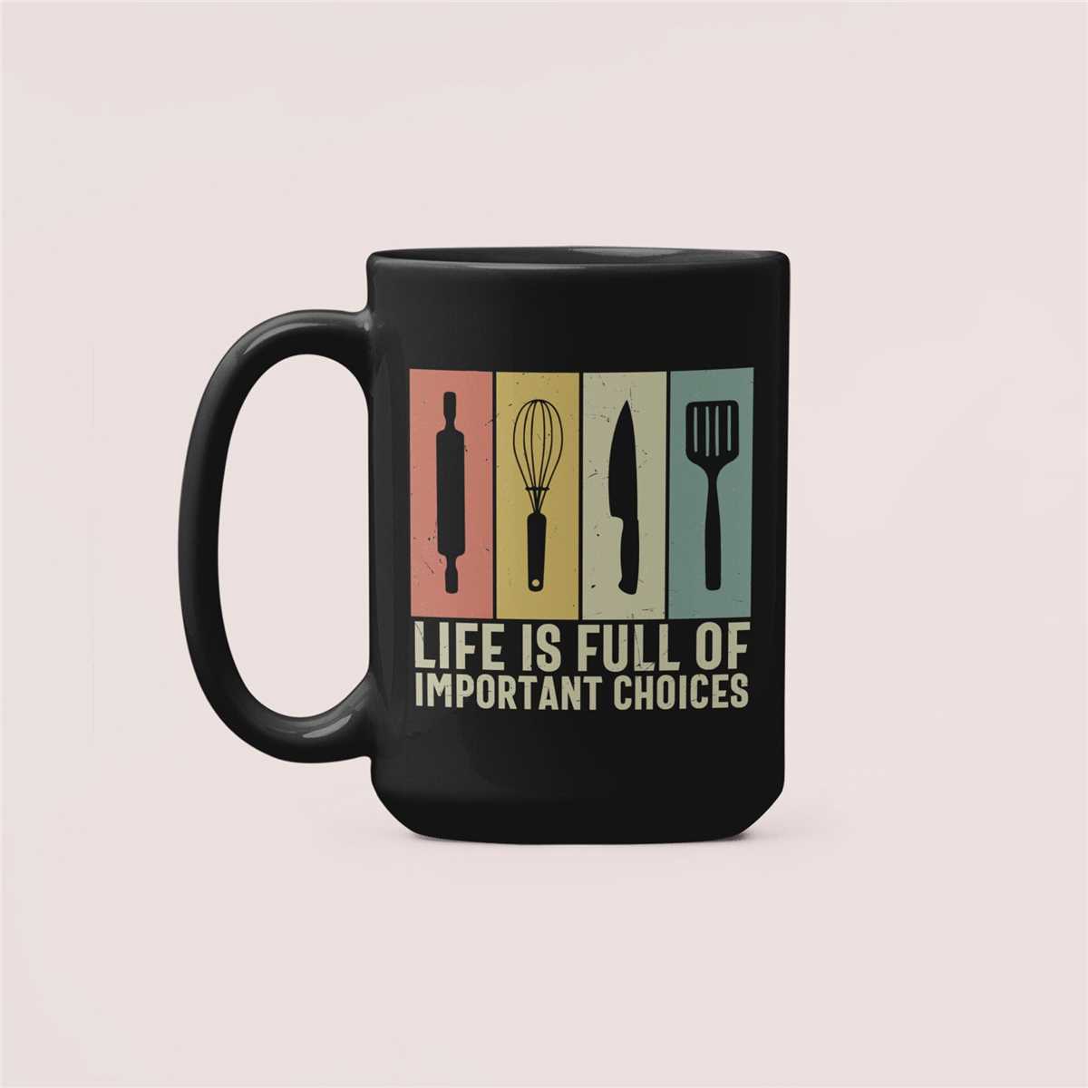 Funny Chef Gifts, Kitchen Utensils Mug, Kitchen Knife, Life - Inspire ...