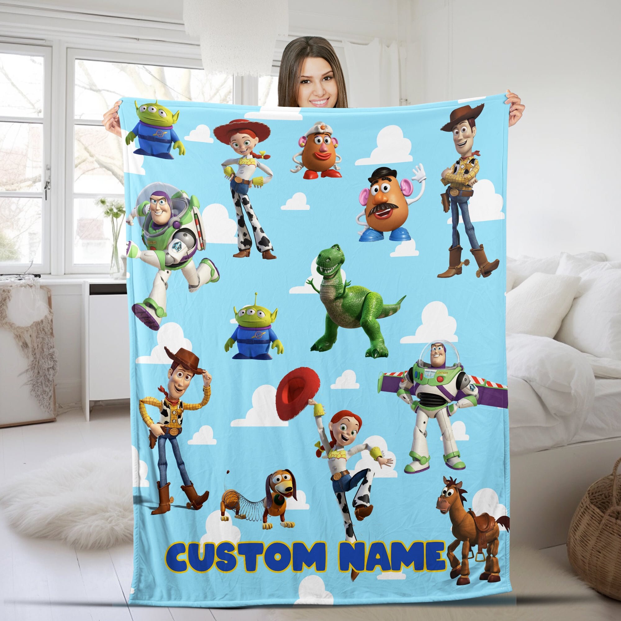 Custom Name Toy Story Blanket, Disney Toy Story Characters B | Inspire ...