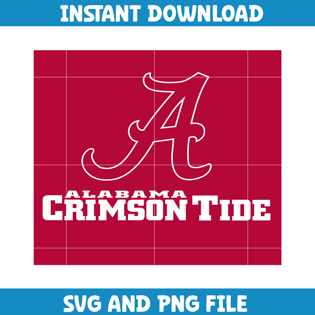 Alabama Crimson Tide Svg, Alabama logo svg, Alabama Crimson - Inspire ...