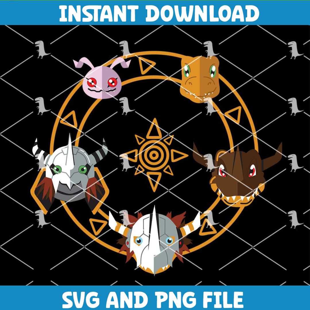 Agumon Evolution SVG, Digimon SVG Files For Cricut | Inspire Uplift