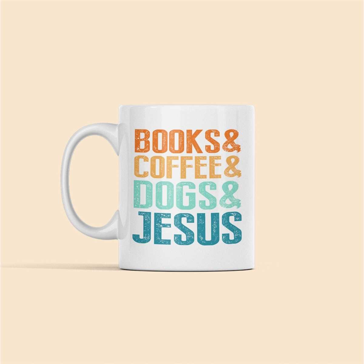 Books Coffee Dogs Jesus, Dogs and Jesus Cup, Christian Gifts | Inspire ...