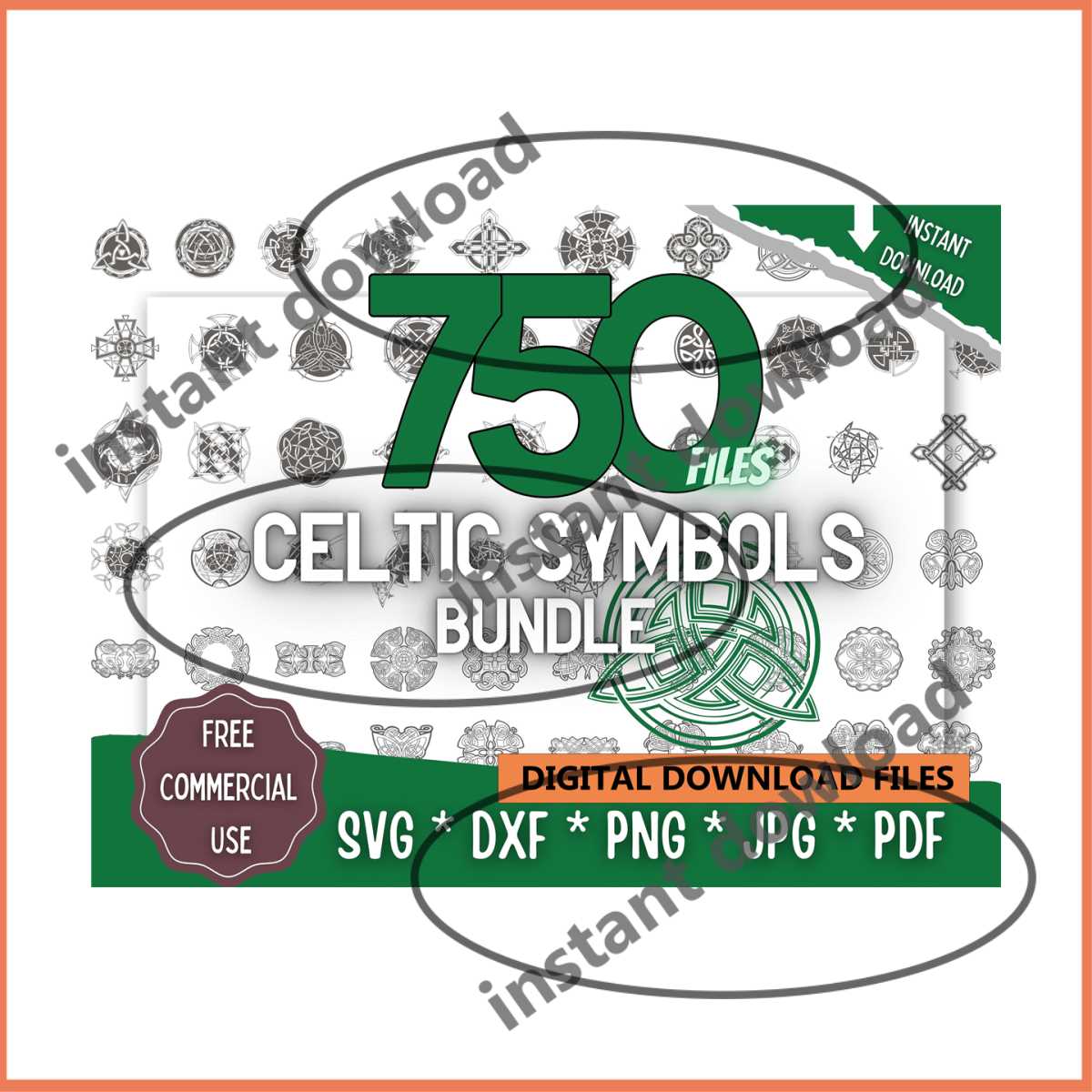Celtic Symbols SVG Bundle For CricutS, CNC, Laser, etc Creat | Inspire ...