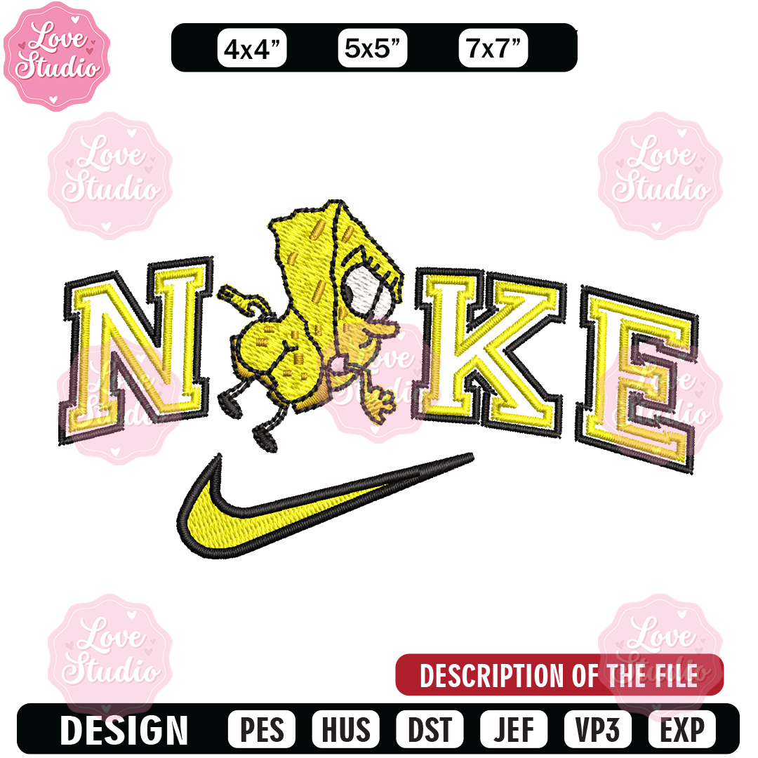 Nike spongebob embroidery design, Spongebob embroidery, Nike | Inspire ...