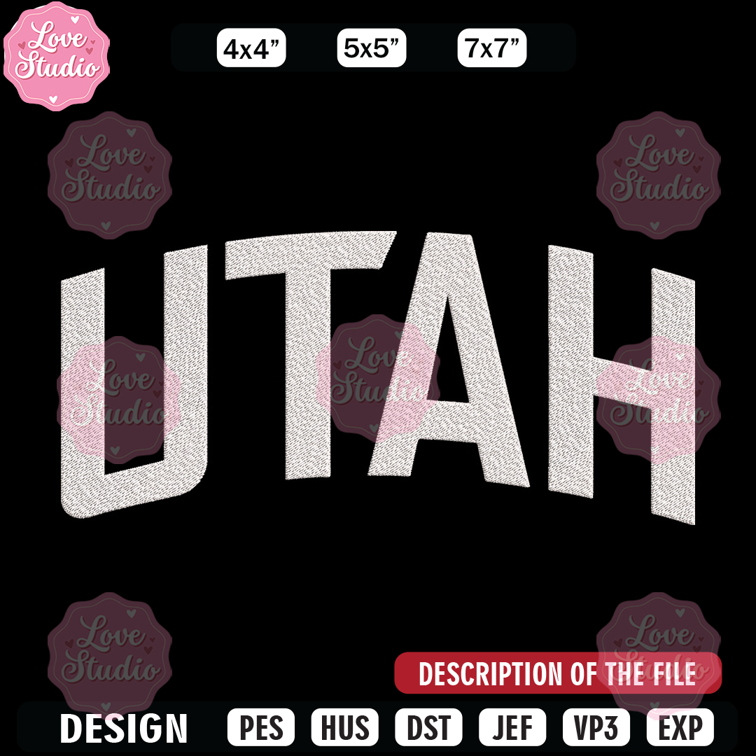 Utah Jazz logo embroidery design, NBA embroidery,Sport embro - Inspire ...