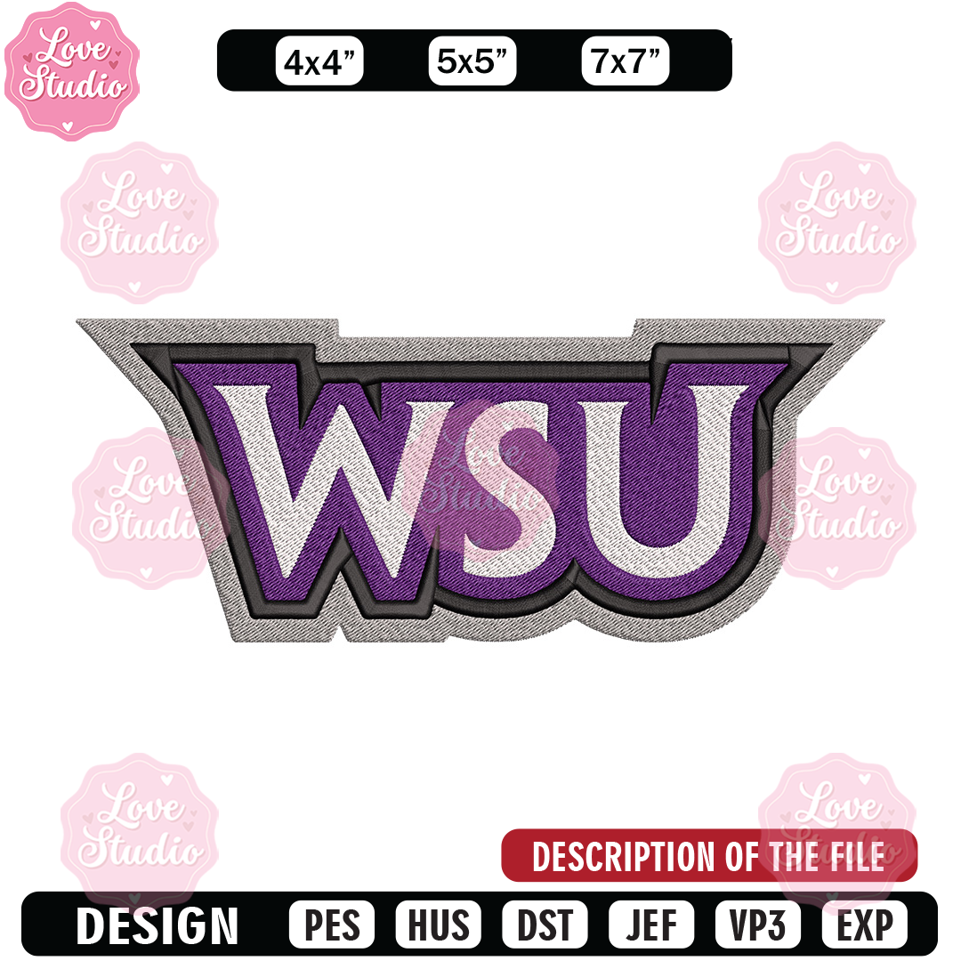 Weber State logo embroidery design, NCAA embroidery, Embroid | Inspire ...