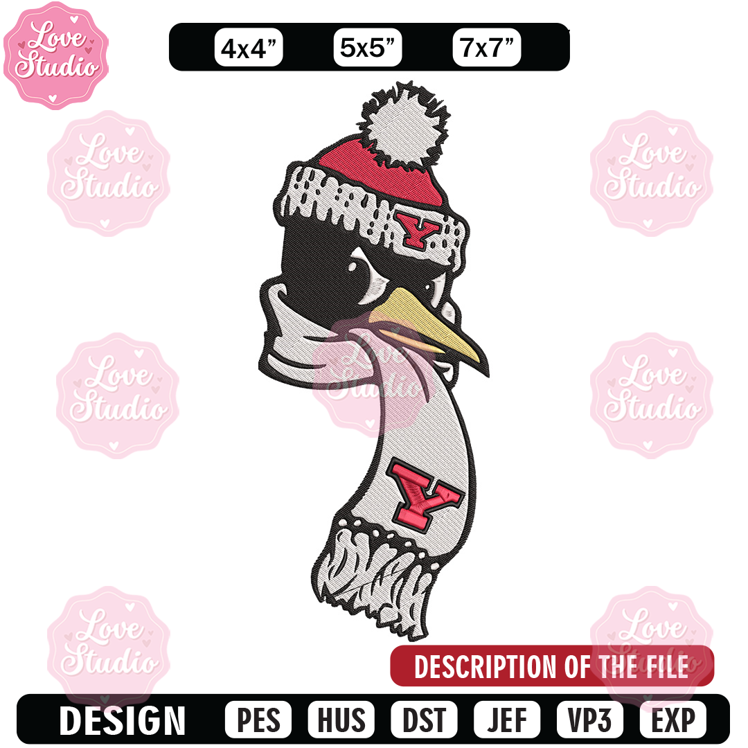 Youngstown State logo embroidery design, Sport embroidery, l - Inspire ...
