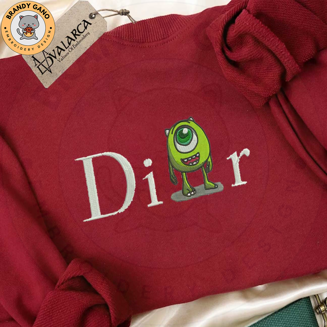 Dior X Mike Wazowski Cartoon Embroidered Design, Brand Carto | Inspire ...