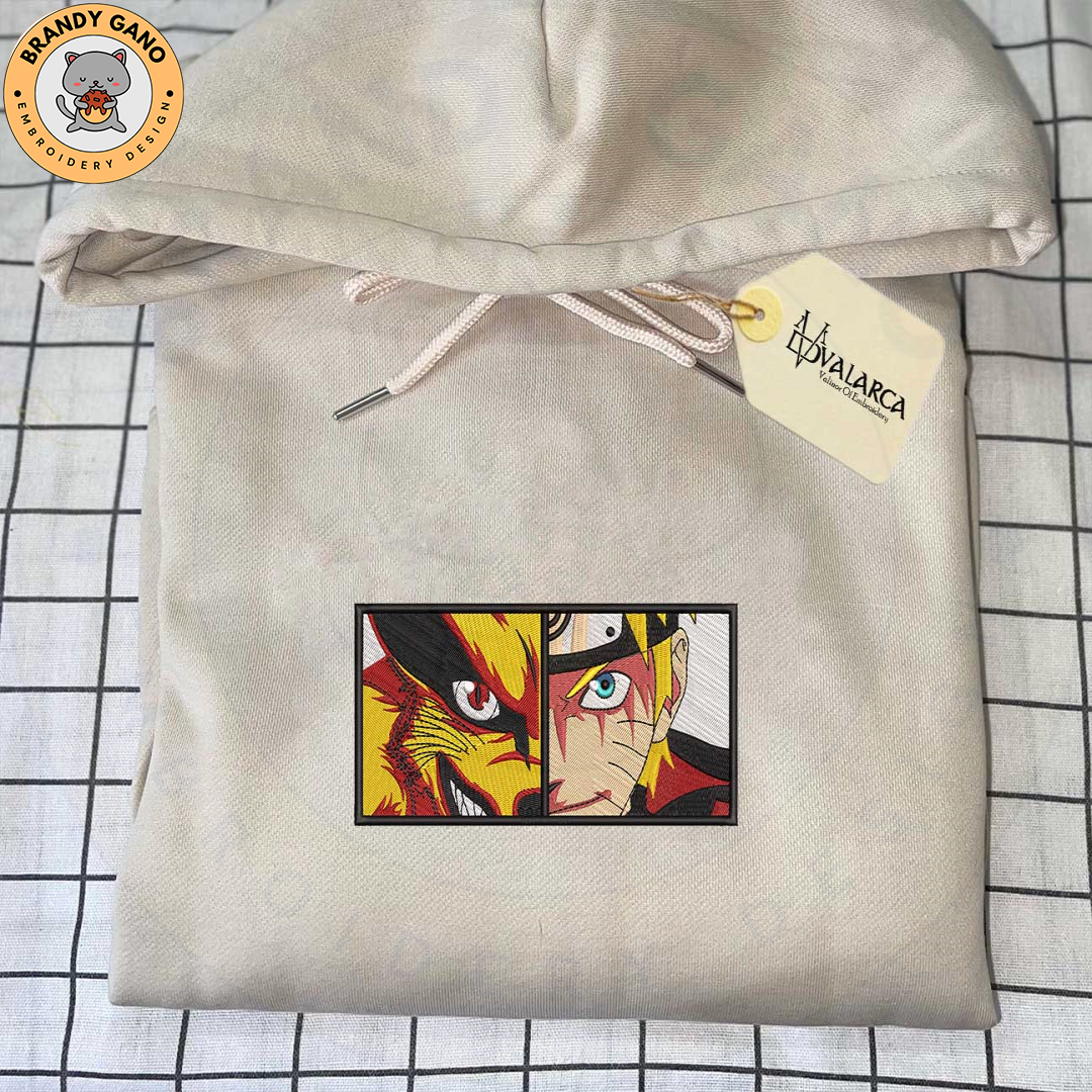 Naruto X Kyuubi Kurama Embroidered Design, Anime Embroidered | Inspire ...