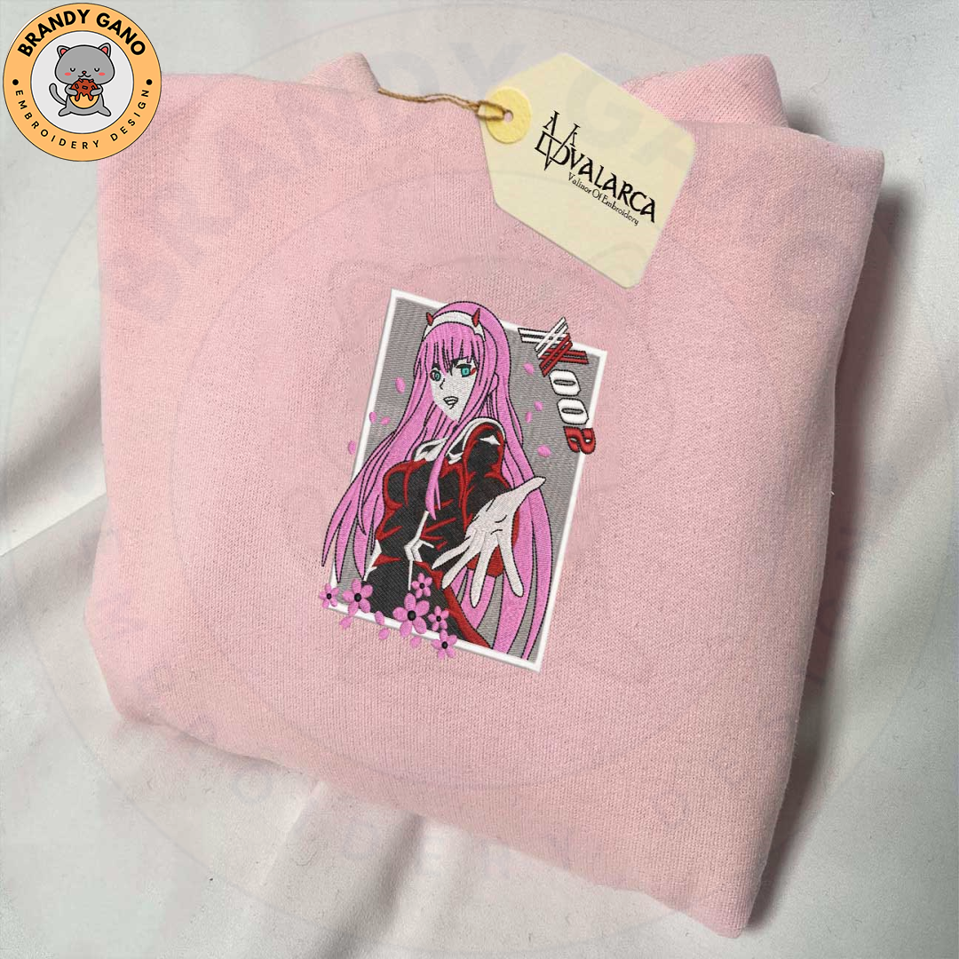 Zero 2 Darling in the Franxx Embroidered Design, Inspired An - Inspire ...