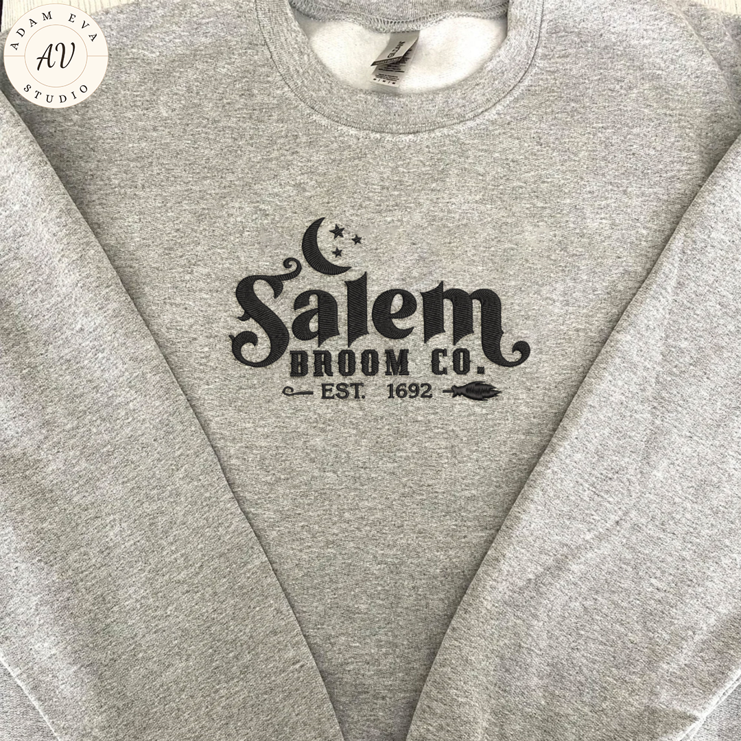 1962 Salem Embroidery Design, Witch Broom Embroidery File, W | Inspire ...