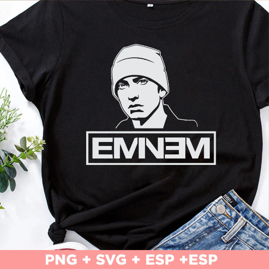 Eminem Rapper Star SVG PNG, Hip Hop Rap Artist, Vector cut f | Inspire ...