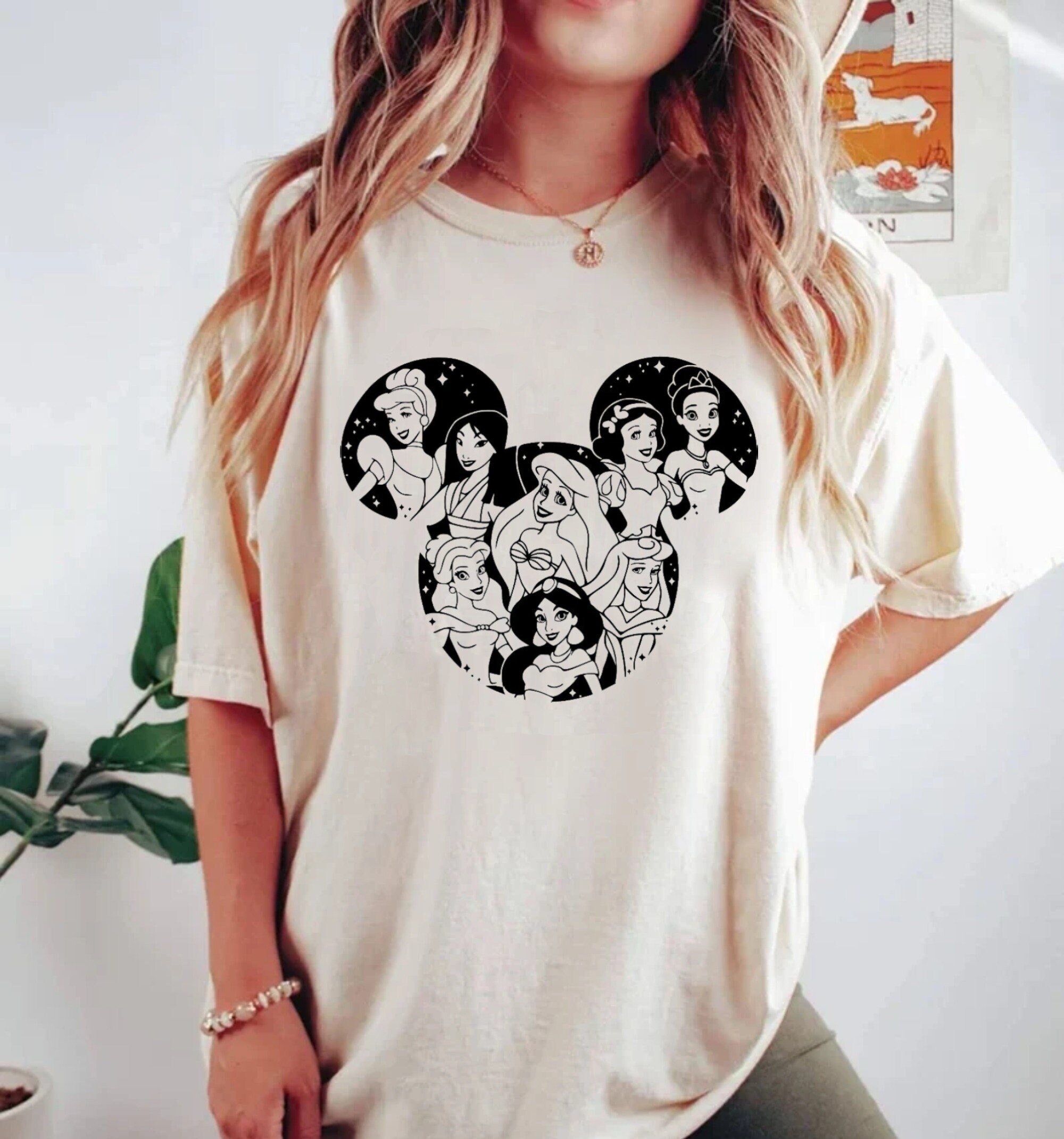 Princess Mickey Mouse Comfort Colors Shirt, Princess Mic | Inspire Uplift