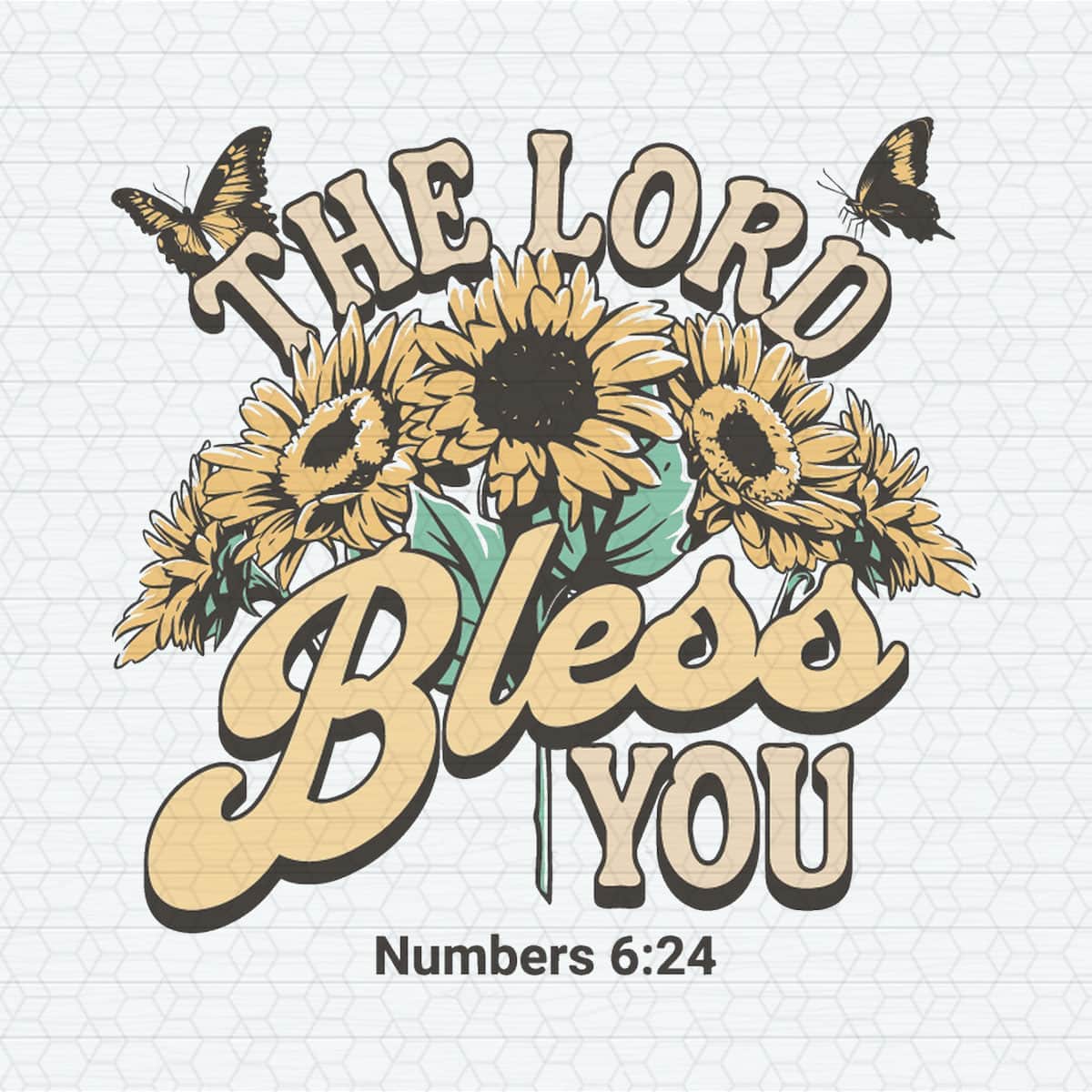 The Lord Bless You Easter Bible Verse PNG - Inspire Uplift