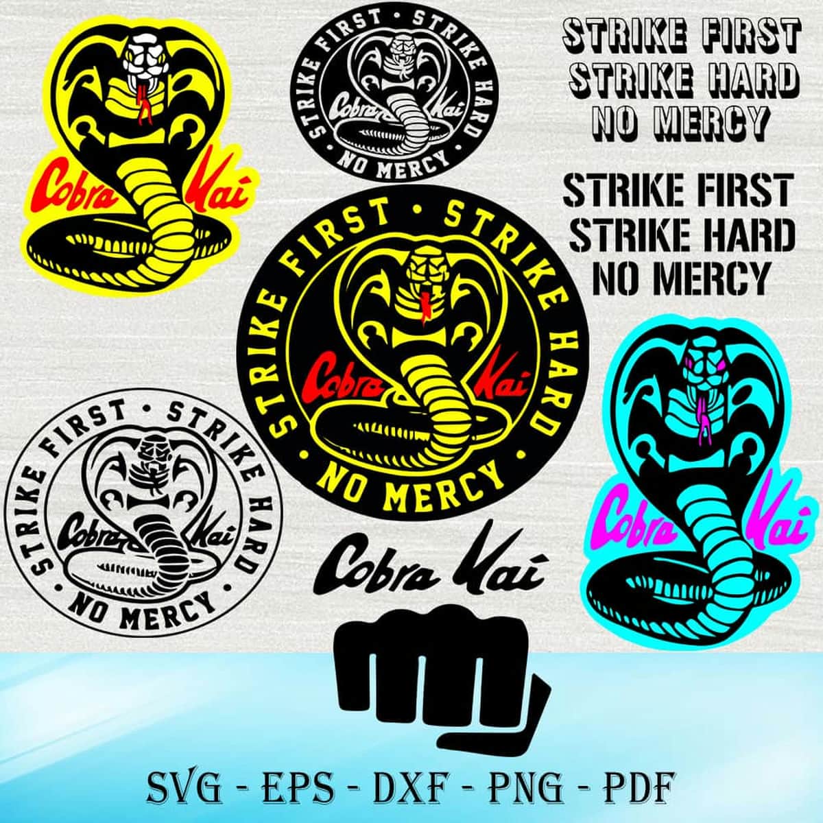 Cobra Kai SVG bundle, Cobra Kai Martial Arts PNG, Cobra Kai | Inspire ...