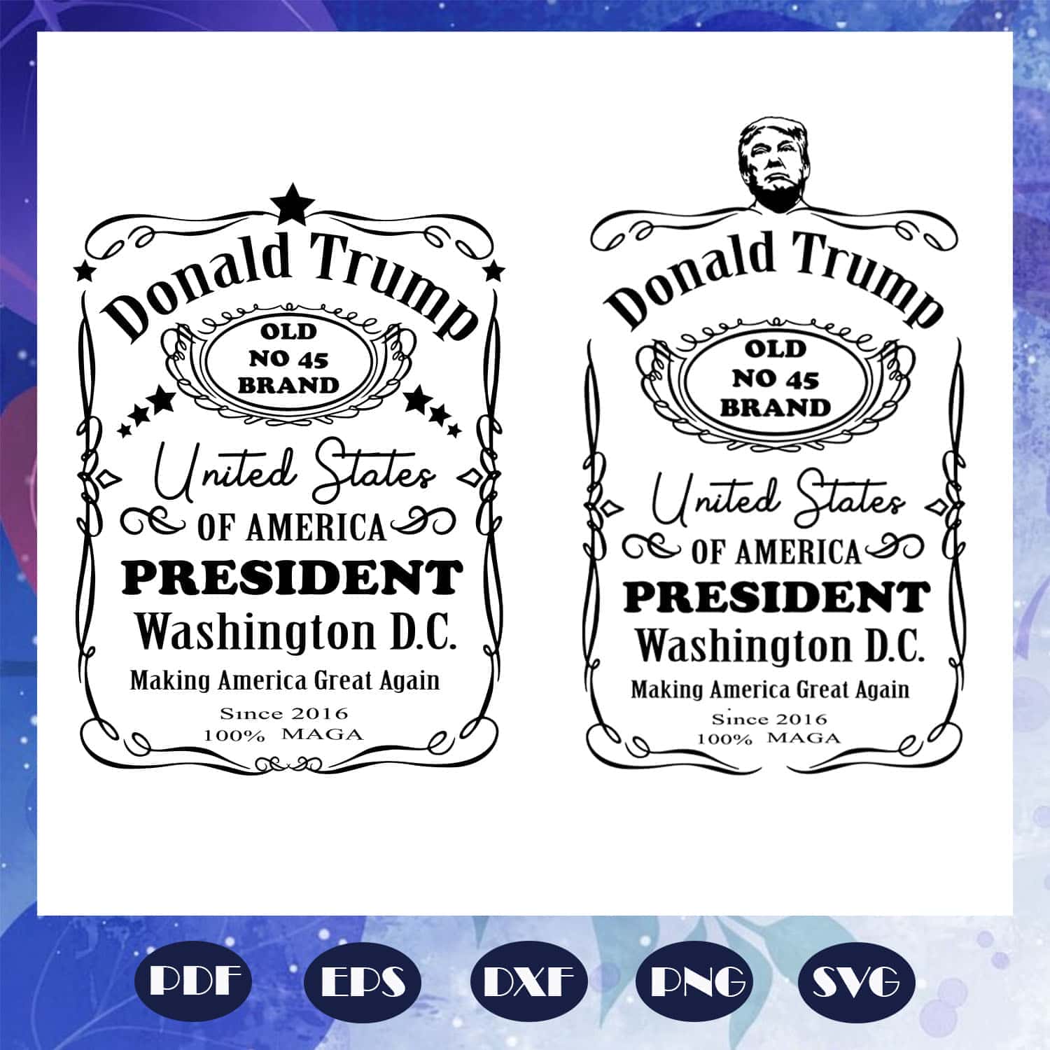 Trump Label 2020 Maga SVG Donald Trump President 2020 SVG Pa | Inspire ...