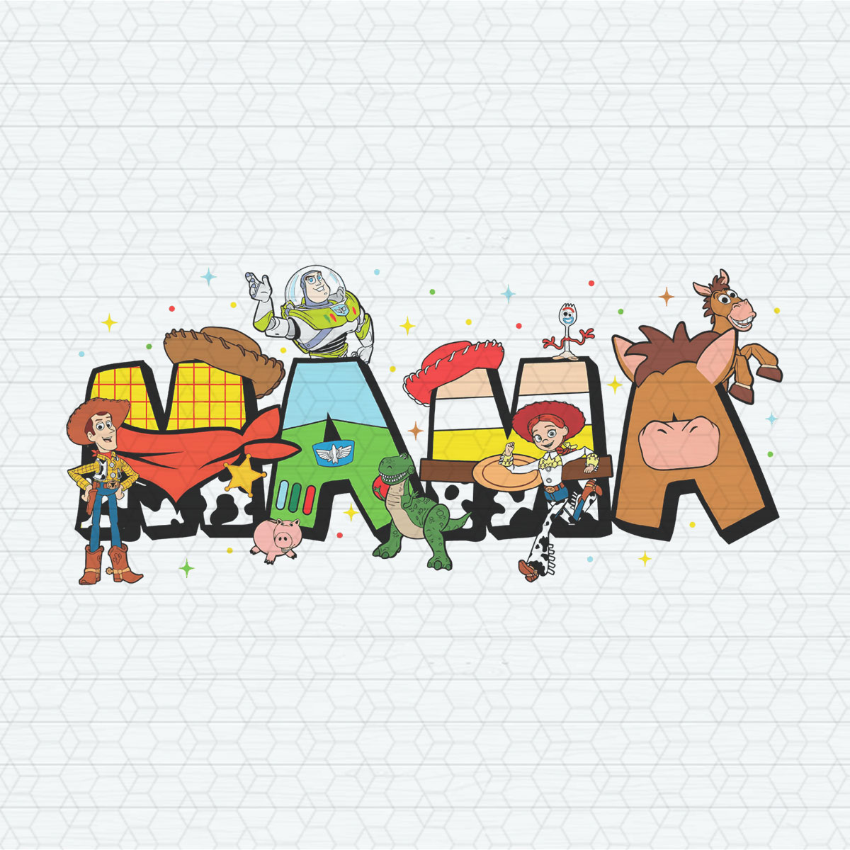 Mama Toy Story Cartoon Characters PNG | Inspire Uplift