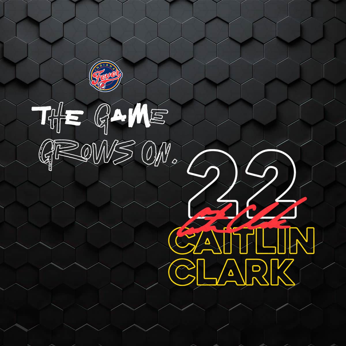 The Game Grows On Caitlin Clark Signature SVG | Inspire Uplift