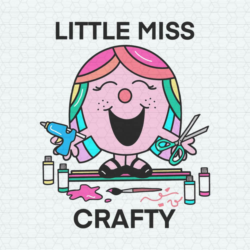 Groovy Little Miss Crafty Teacher SVG | Inspire Uplift
