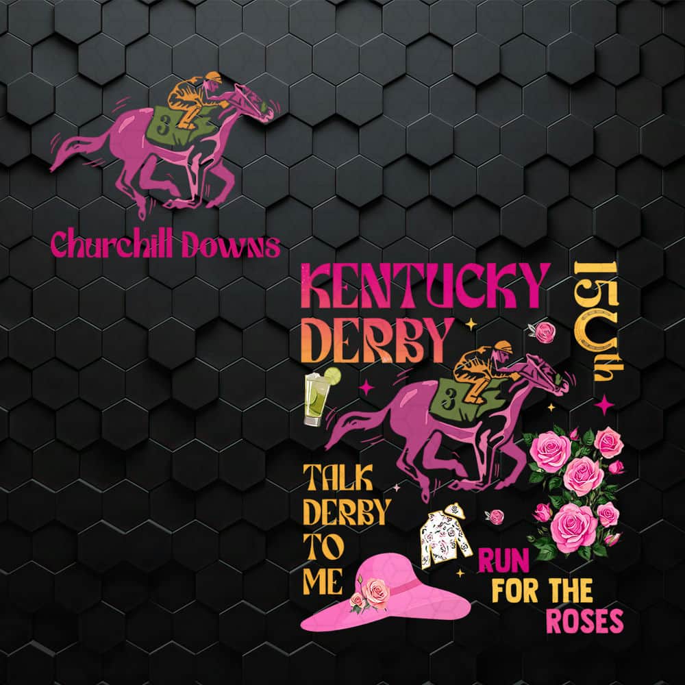 Kentucky Derby 150th Run For The Roses PNG | Inspire Uplift