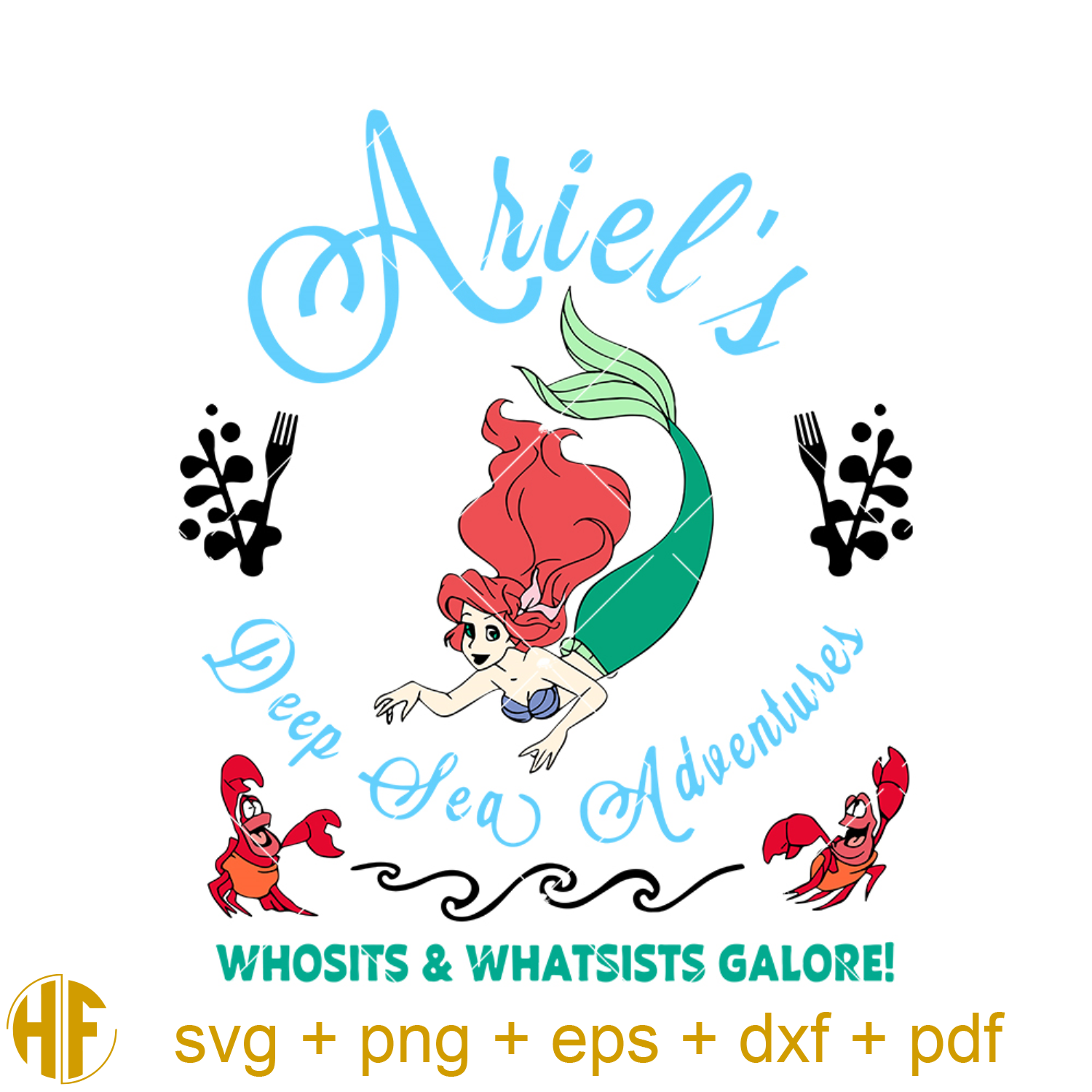 Ariel's Castle Svg, King Triton's Castle Svg, Little Mermaid | Inspire ...