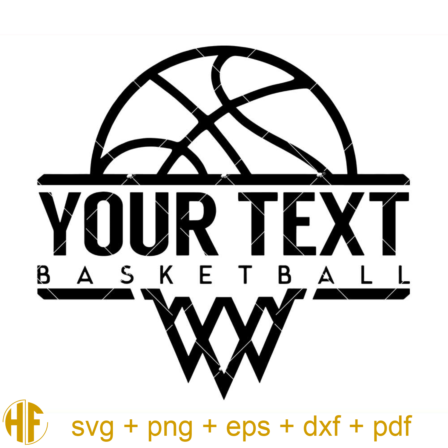 Basketball Custom Name Svg, Team Logo Svg, Basketball Svg | Inspire Uplift