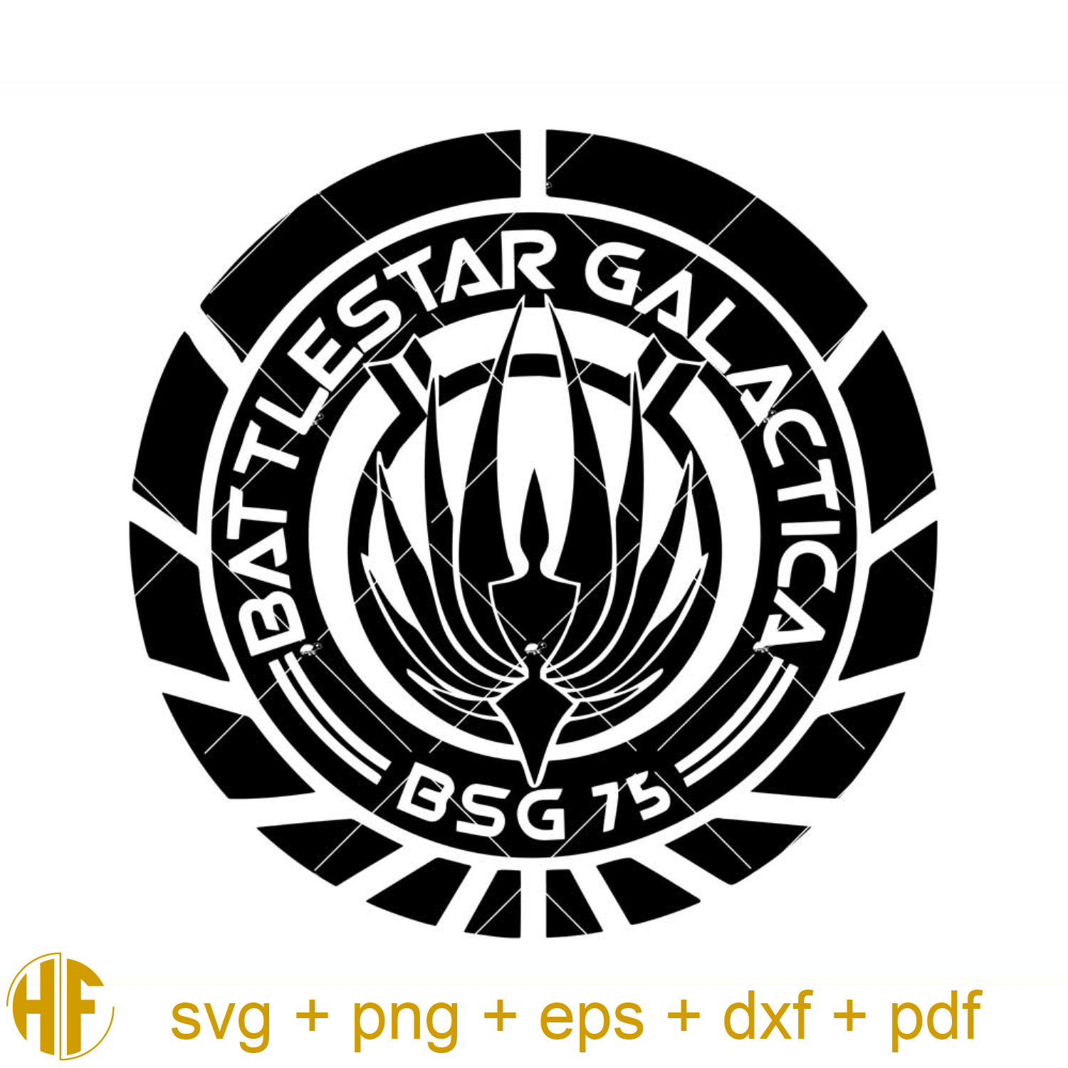 Battlestar Galactica Logo Svg, Battlestar Galactica Svg - Inspire Uplift