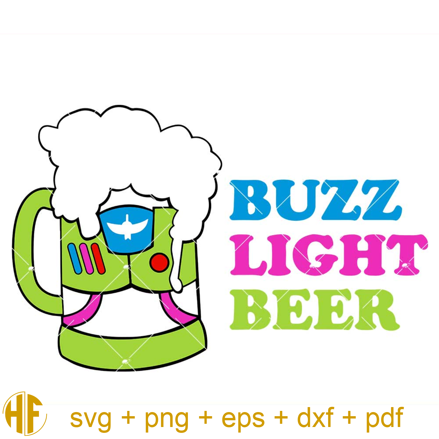 Buzz Light Beer Svg, Buzz Lightyear Svg, Toy Story Beer Svg | Inspire ...