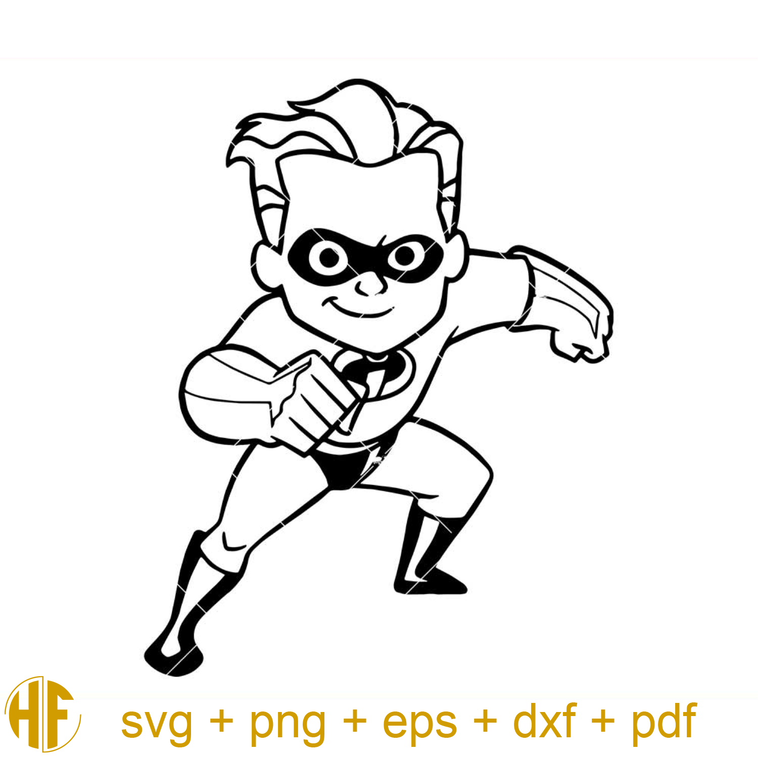 Dash The Incredible Svg, Super Family Svg, Disney Pixar Svg | Inspire ...