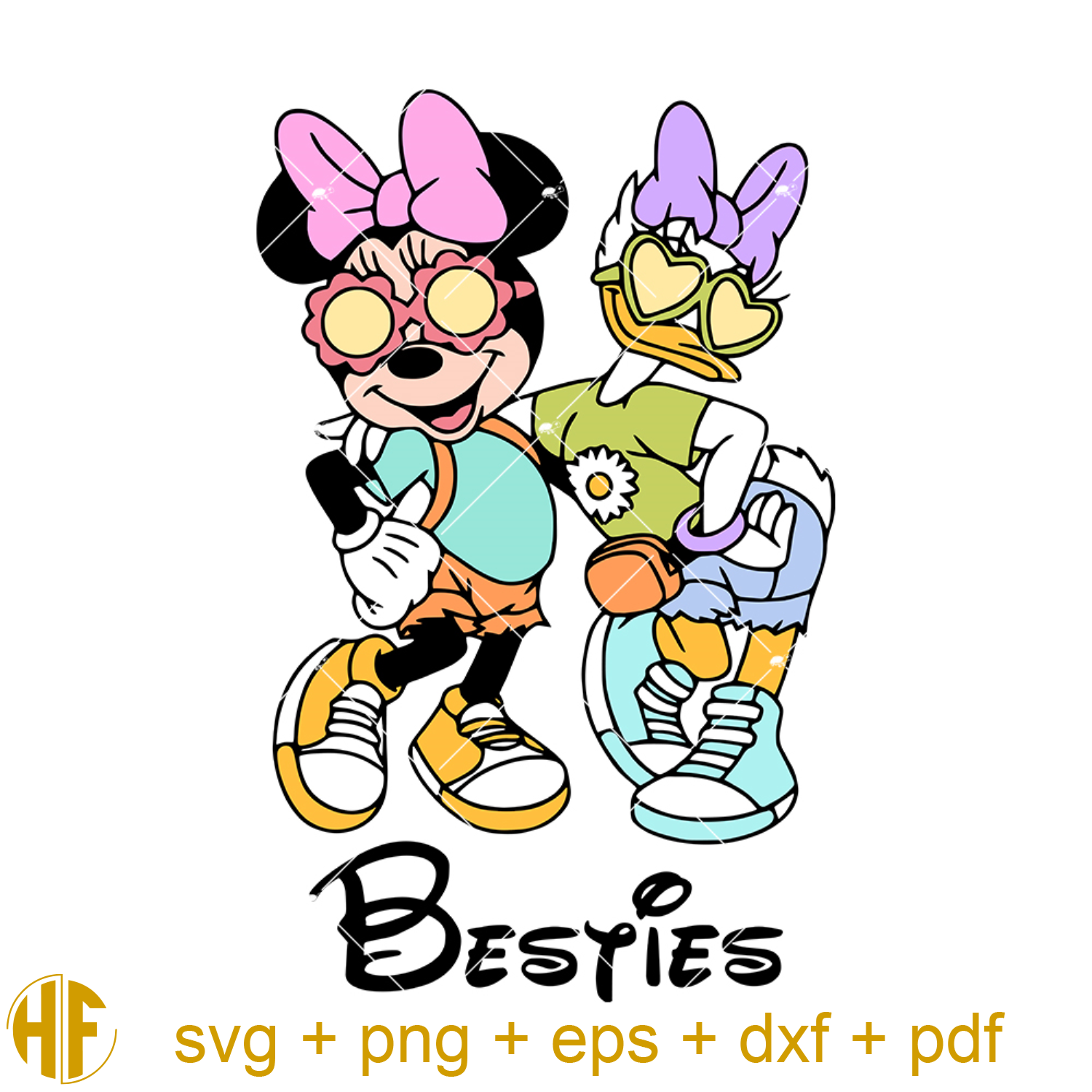 Disney Besties Svg, Friendship Svg, Friend Vacation Svg - Inspire Uplift