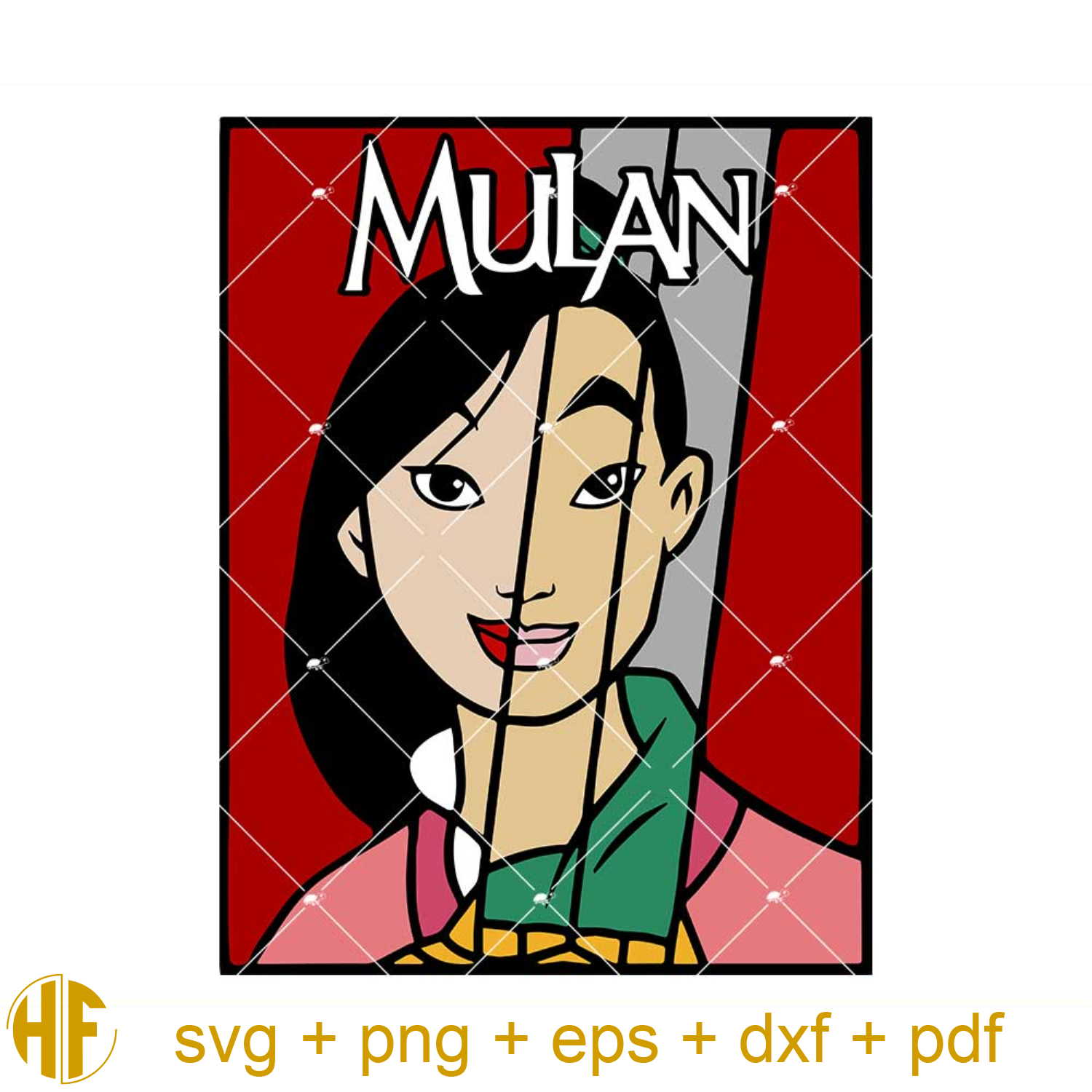 Disney Mulan Svg, Disney Princess Svg, Mulan Princess Svg - Inspire Uplift