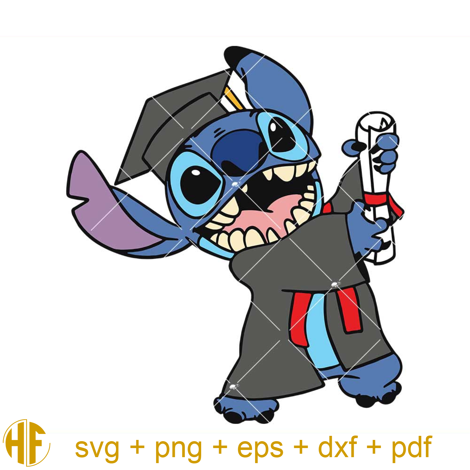 Graduation 2022 Svg, Graduation Stitch Svg, Cute Stitch Svg. - Inspire ...